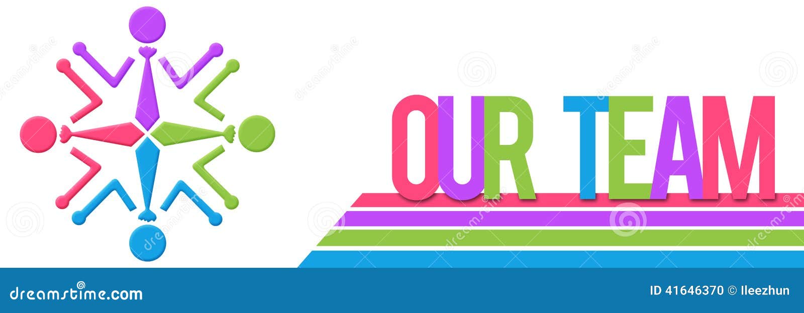 Our Team Circular Human Colorful Royalty-Free Stock Image ...