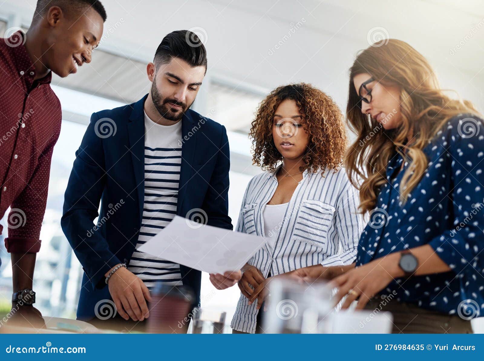 This is Our Trait, To Create Solutions. Creative Employees Working in a ...