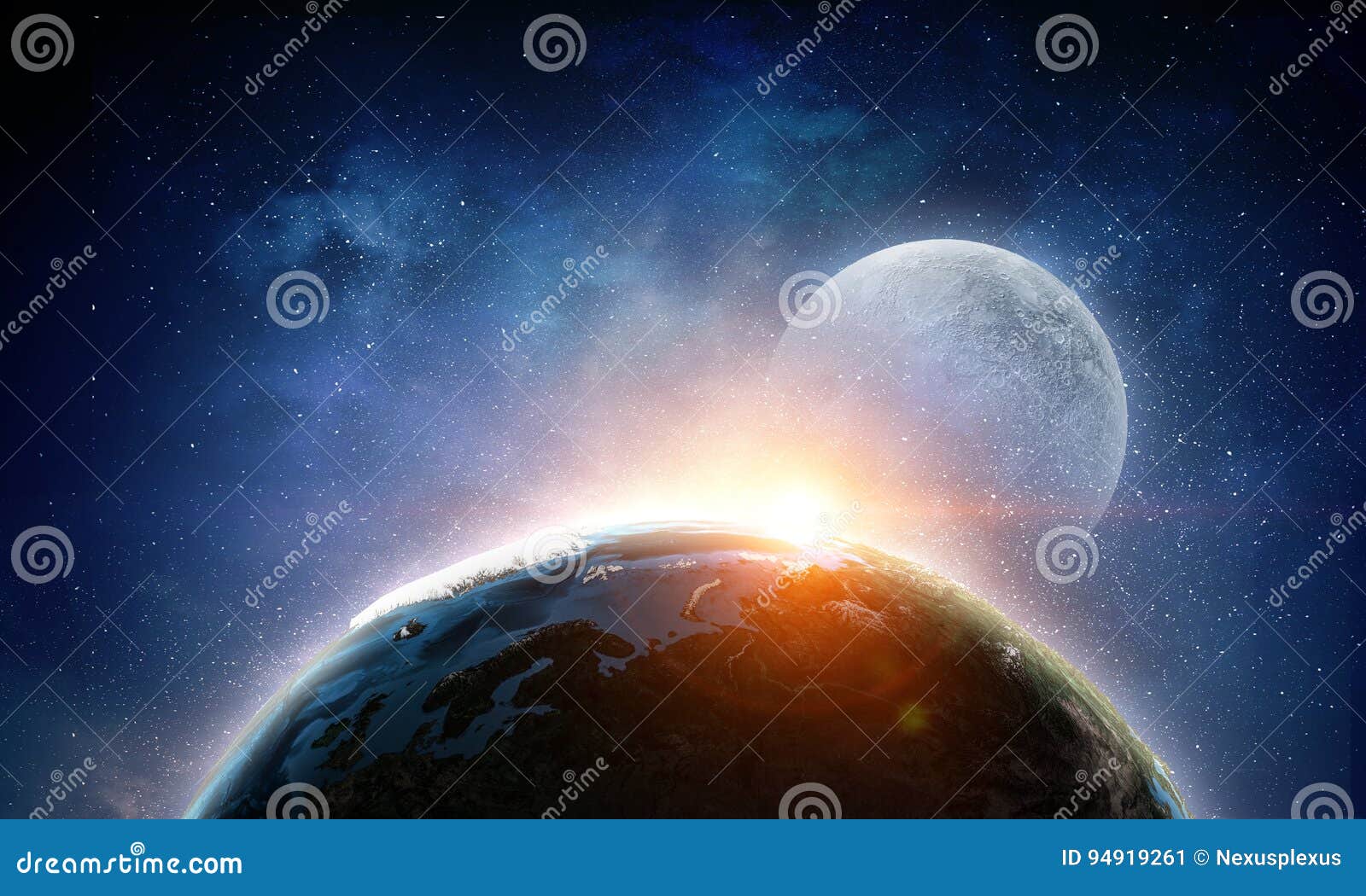 Our unique universe stock image. Image of solar, global - 94919261