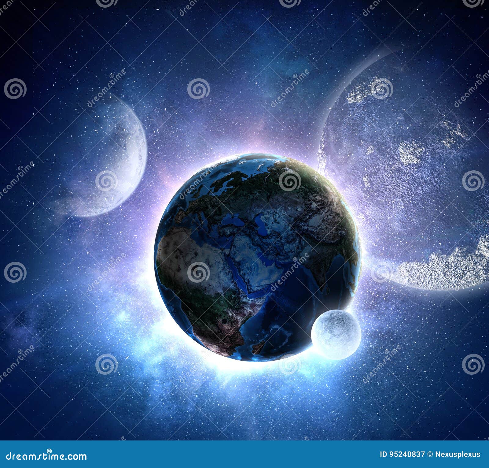 Our unique universe stock image. Image of astronomy, planet - 95240837