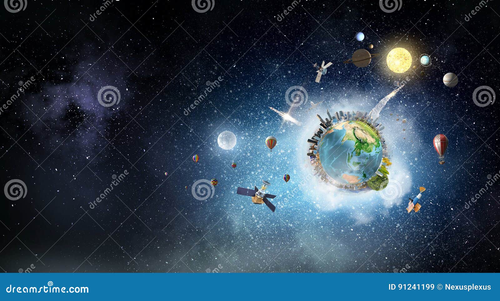 Our unique world stock image. Image of blue, everlasting - 91241199