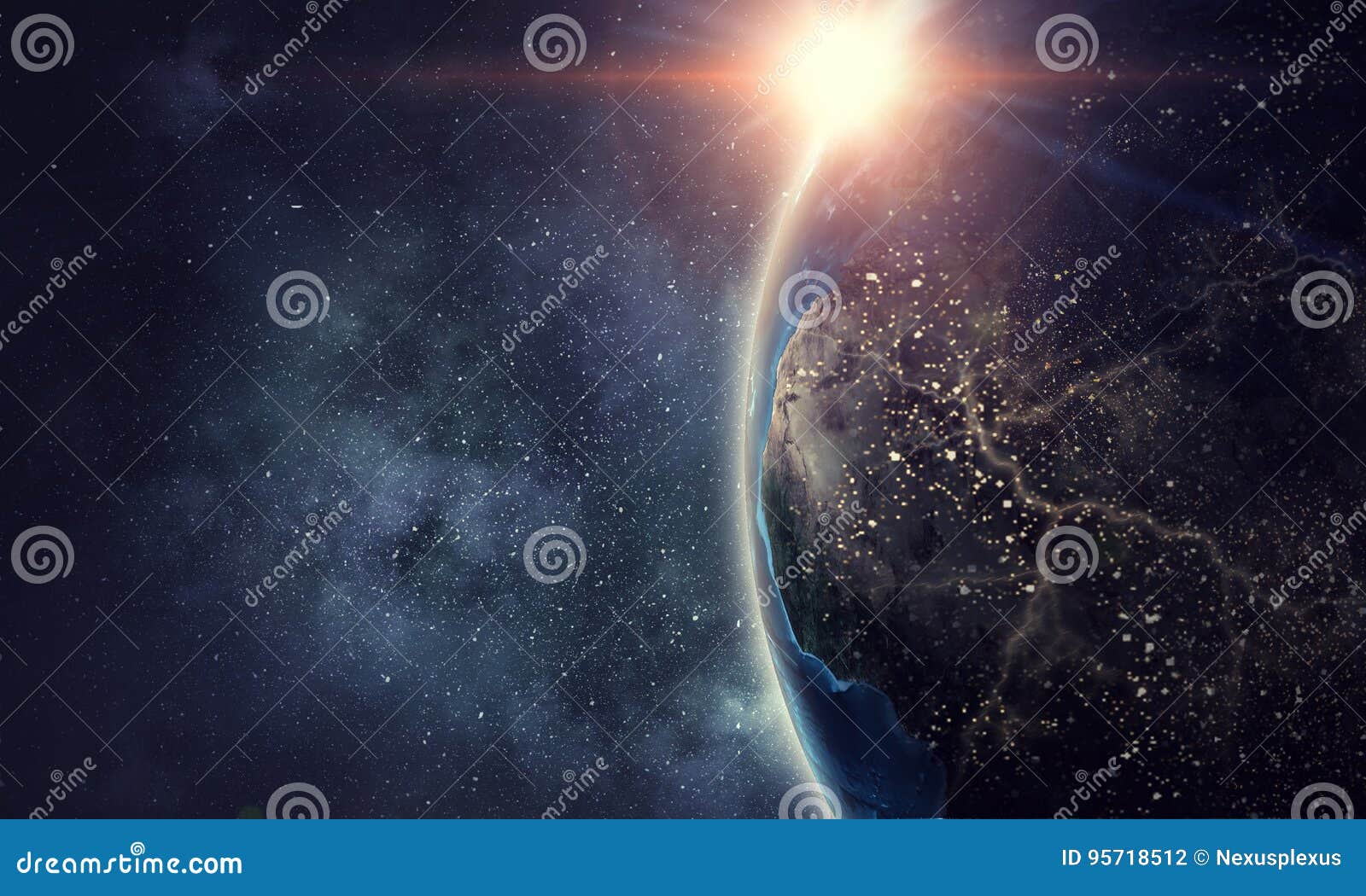 Our unique world stock photo. Image of exploration, universe - 95718512