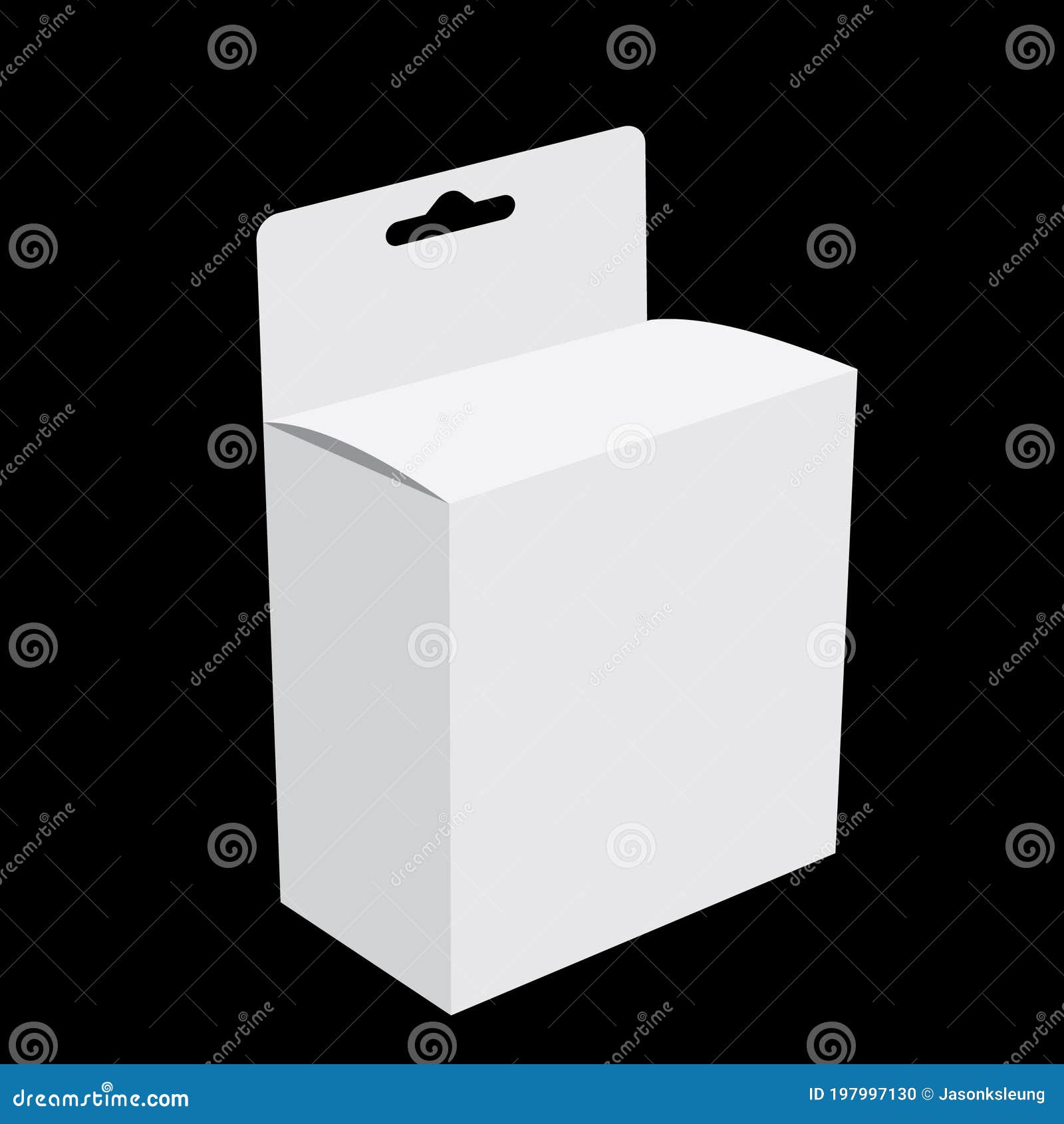 White Paper Box Icon Graphic Stock Illustration - Illustration of ...