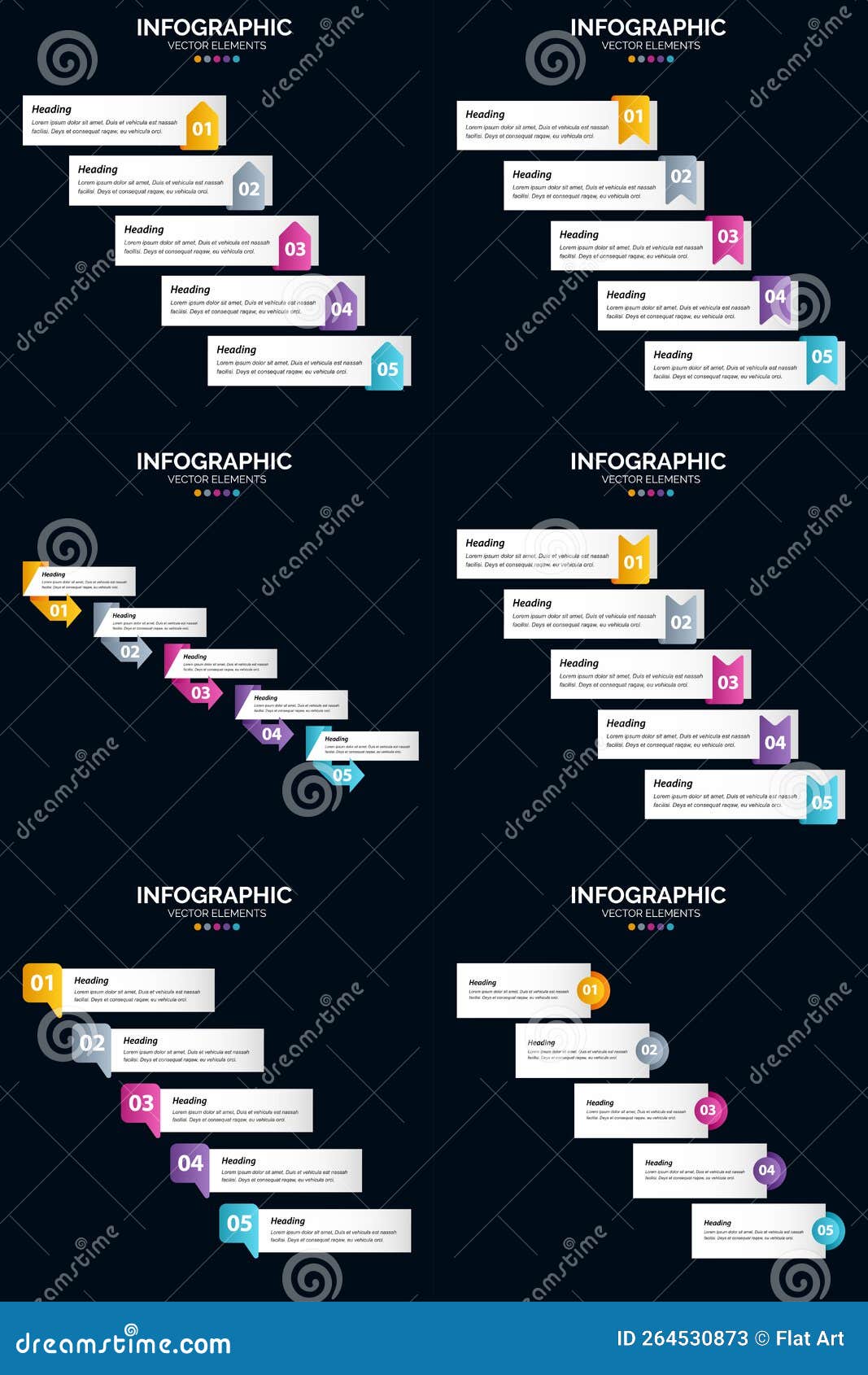 Our Vector 6 Infographics Pack Includes Everything You Need To Create a ...