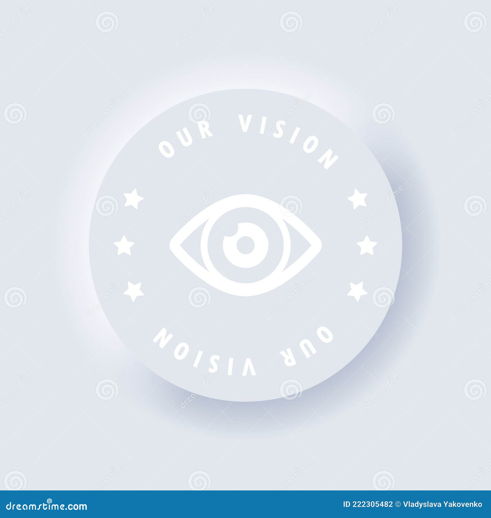 Our Vision Button. Eye Icon. Vision Logo. Vector. Shared Vision ...