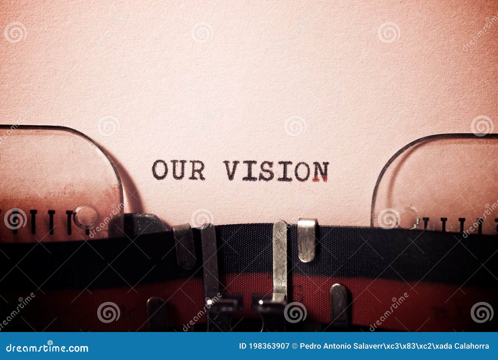 Our vision phrase stock image. Image of idea, motivation - 198363907