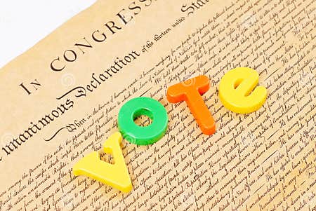 Our Voting Rights stock photo. Image of census, concept - 20101660