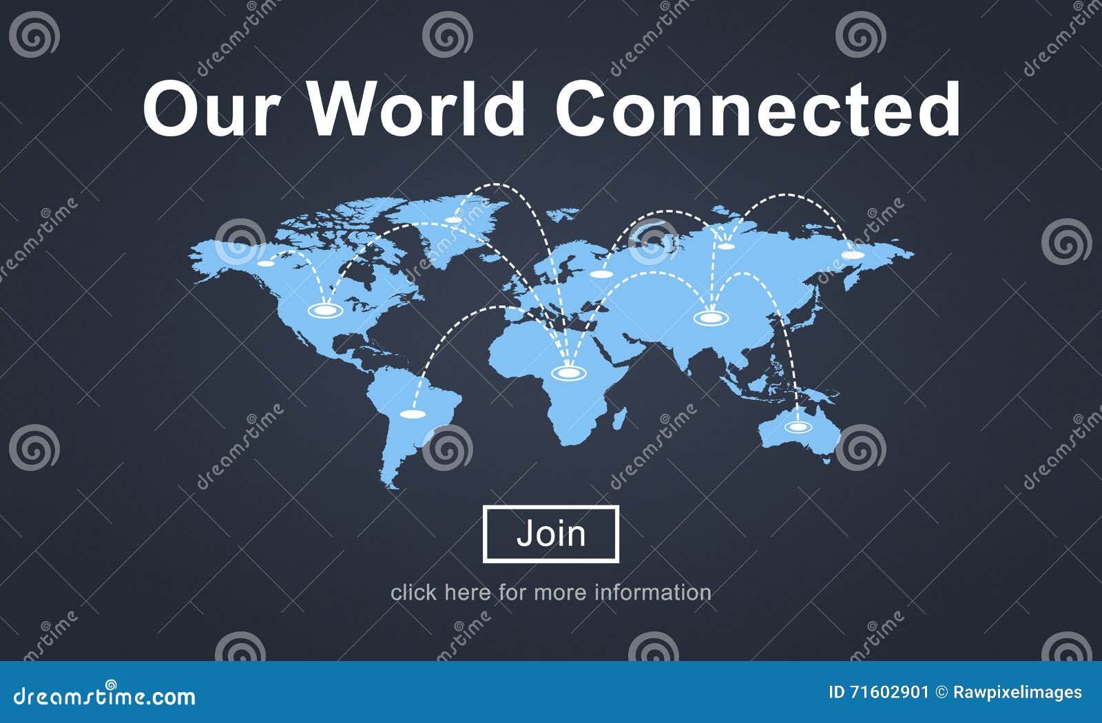 Our World Connected Social Networking Interconnection Concept Stock ...