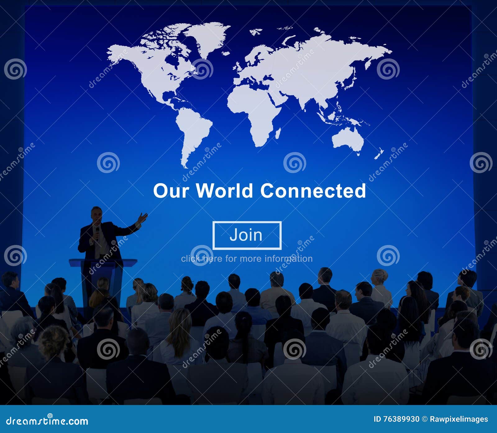 Our World Connected Social Networking Interconnection Concept Stock ...