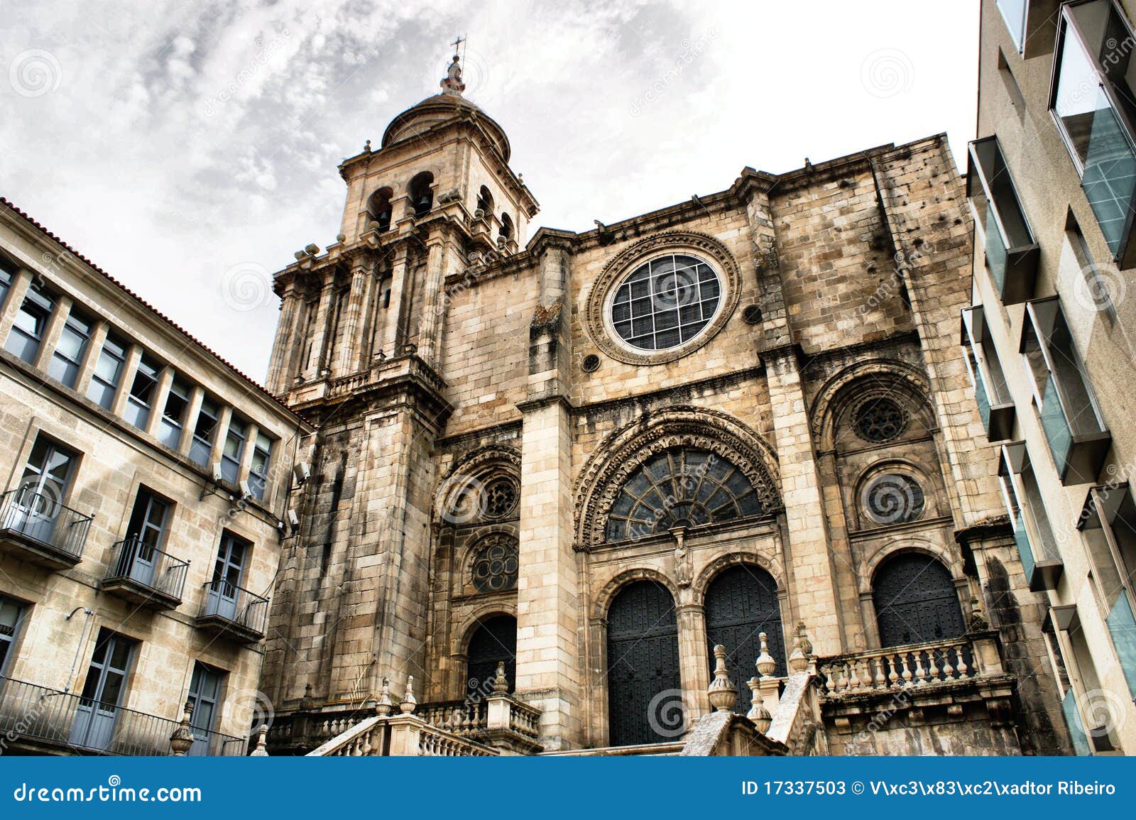 Ourense cathedral stock image. Image of religion, cathedral - 17337503