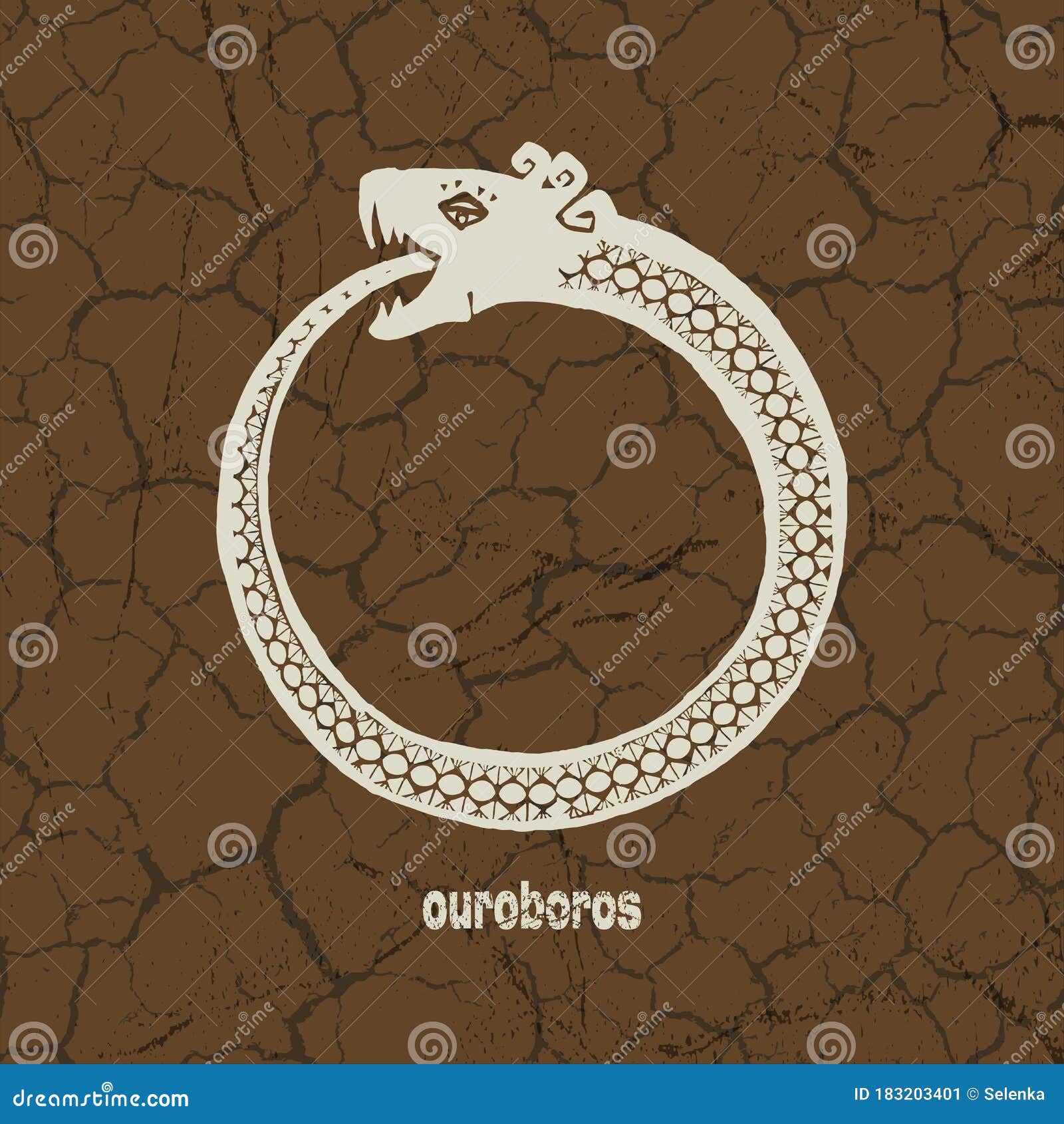 The Ouroboros Vector Symbol | CartoonDealer.com #241768461