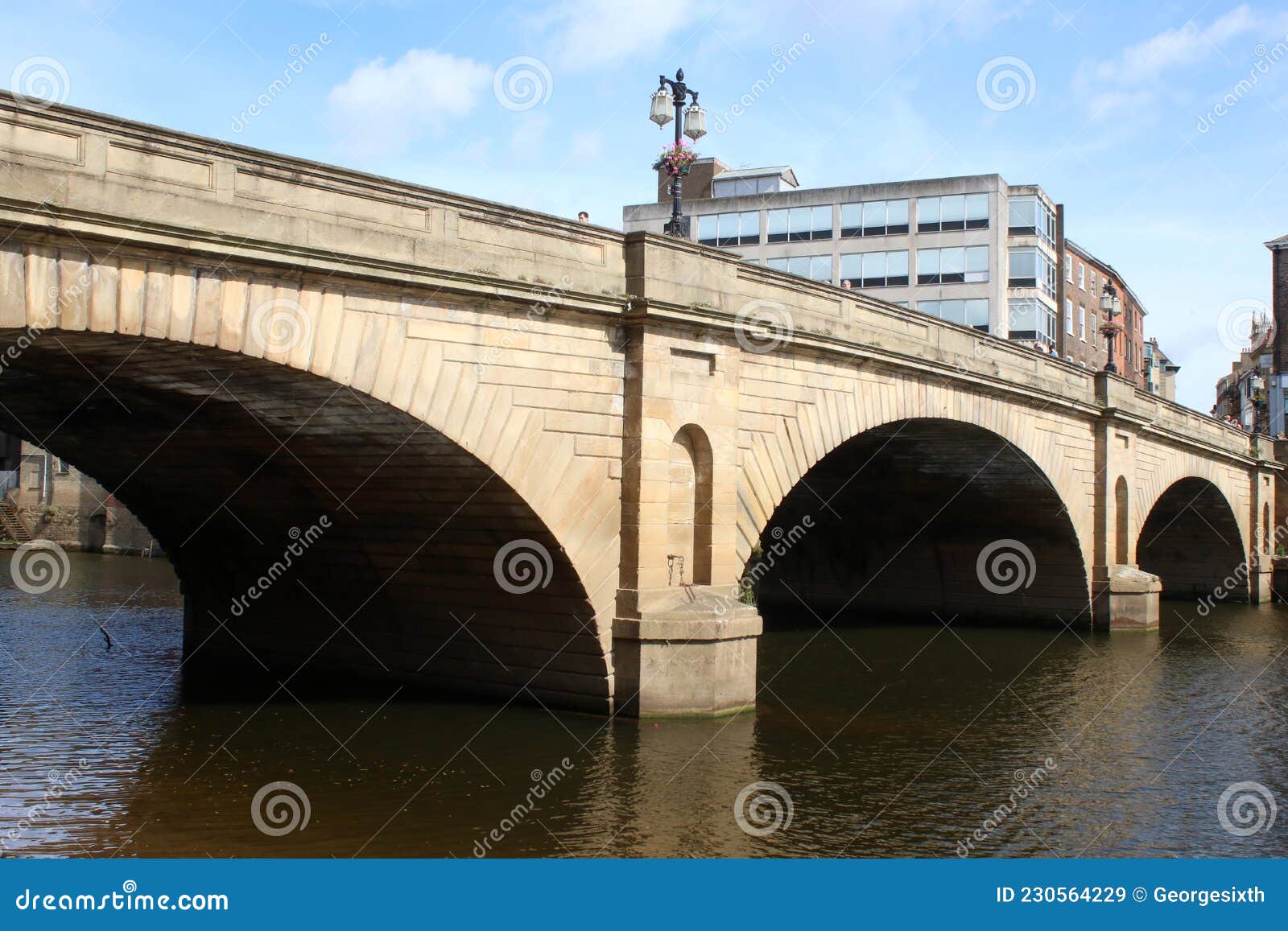 Ouse Bridge, River Ouse, York City Centre, England Editorial Stock ...
