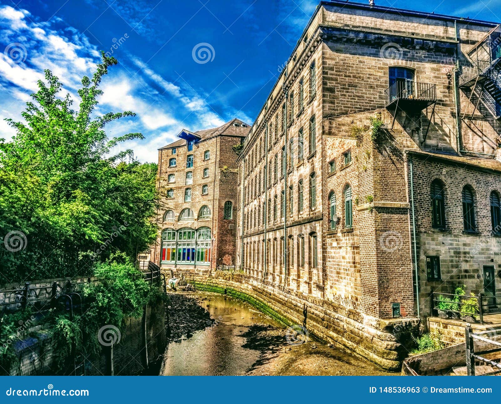 Ouseburn River Tyne Byker Farm Stock Image - Image of farm, byker ...