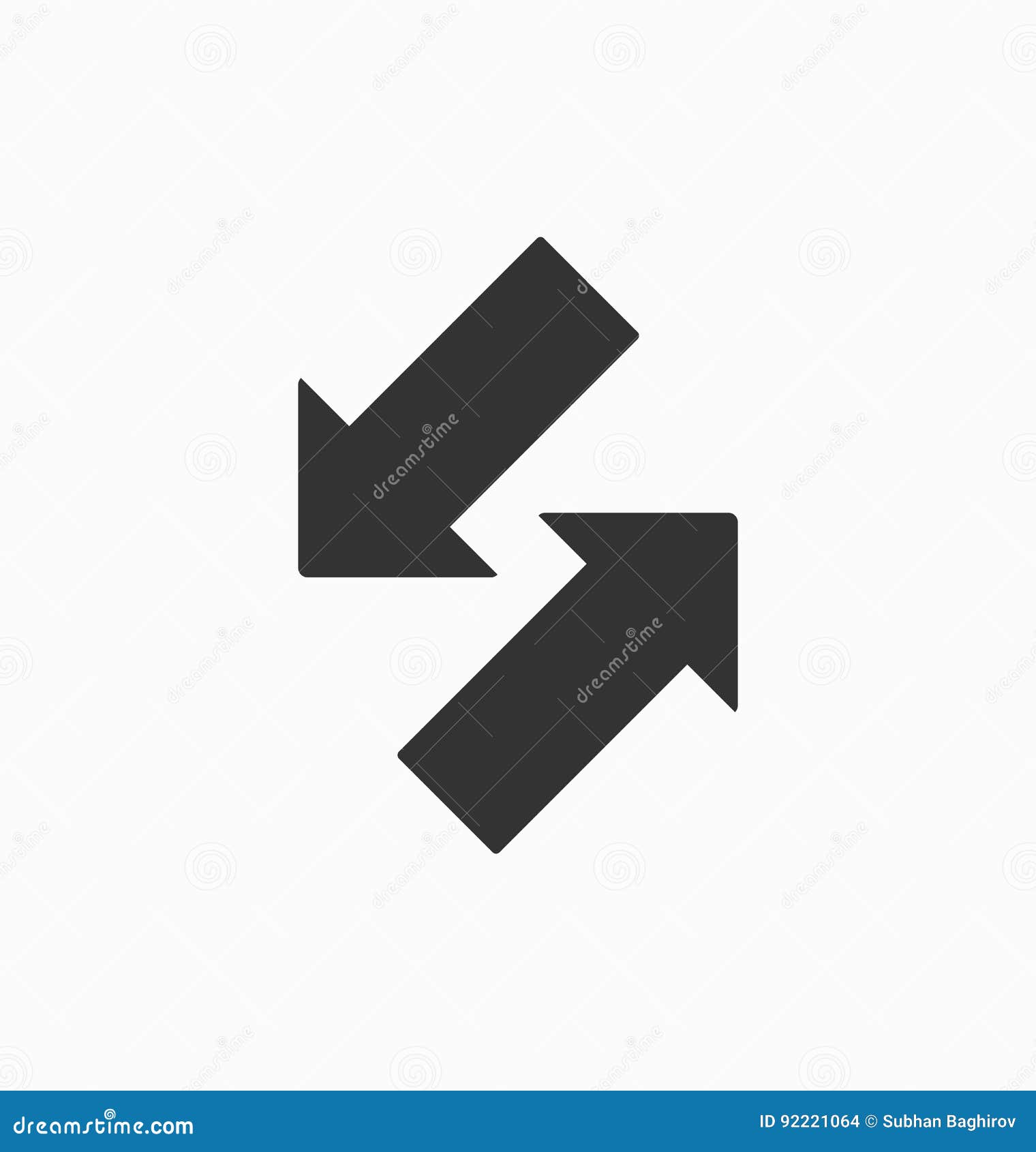 In out arrows icon vector stock vector. Illustration of telecoms - 92221064