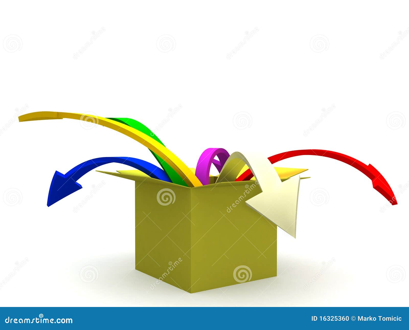 Out of the box stock illustration. Illustration of package - 16325360