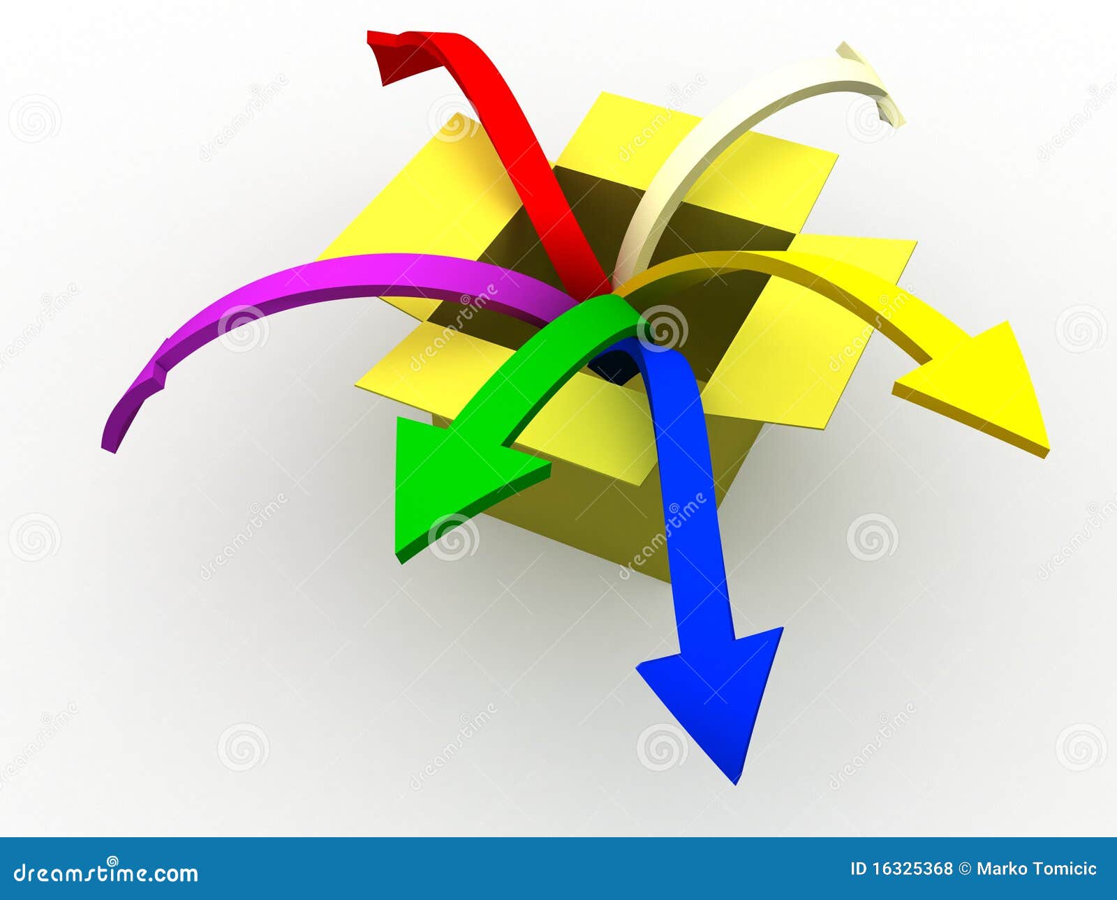 Out of the box stock illustration. Illustration of package - 16325368