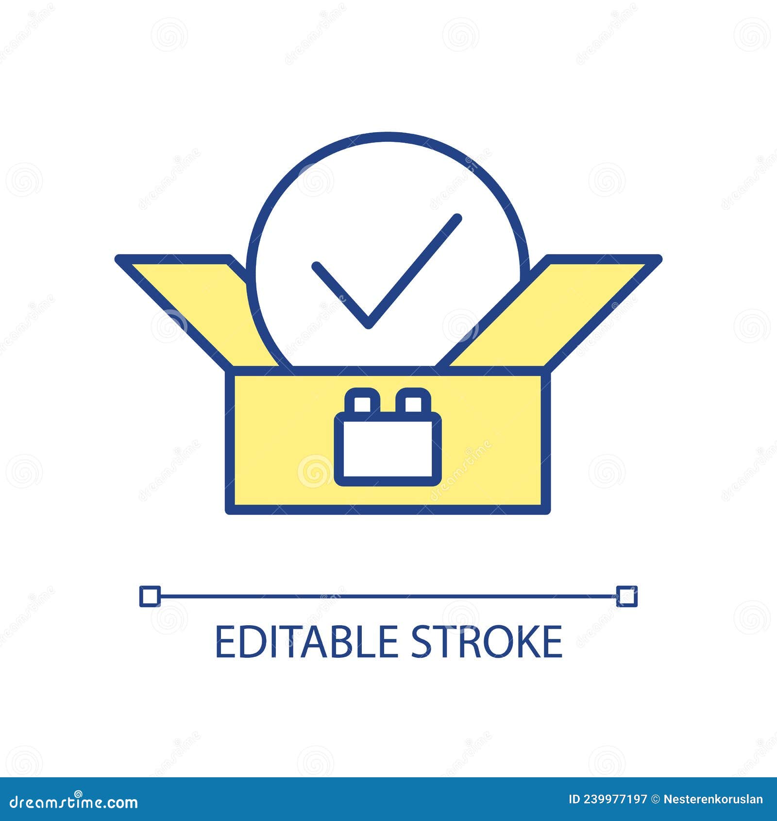 Out of the Box Functionality RGB Color Icon Stock Vector - Illustration ...