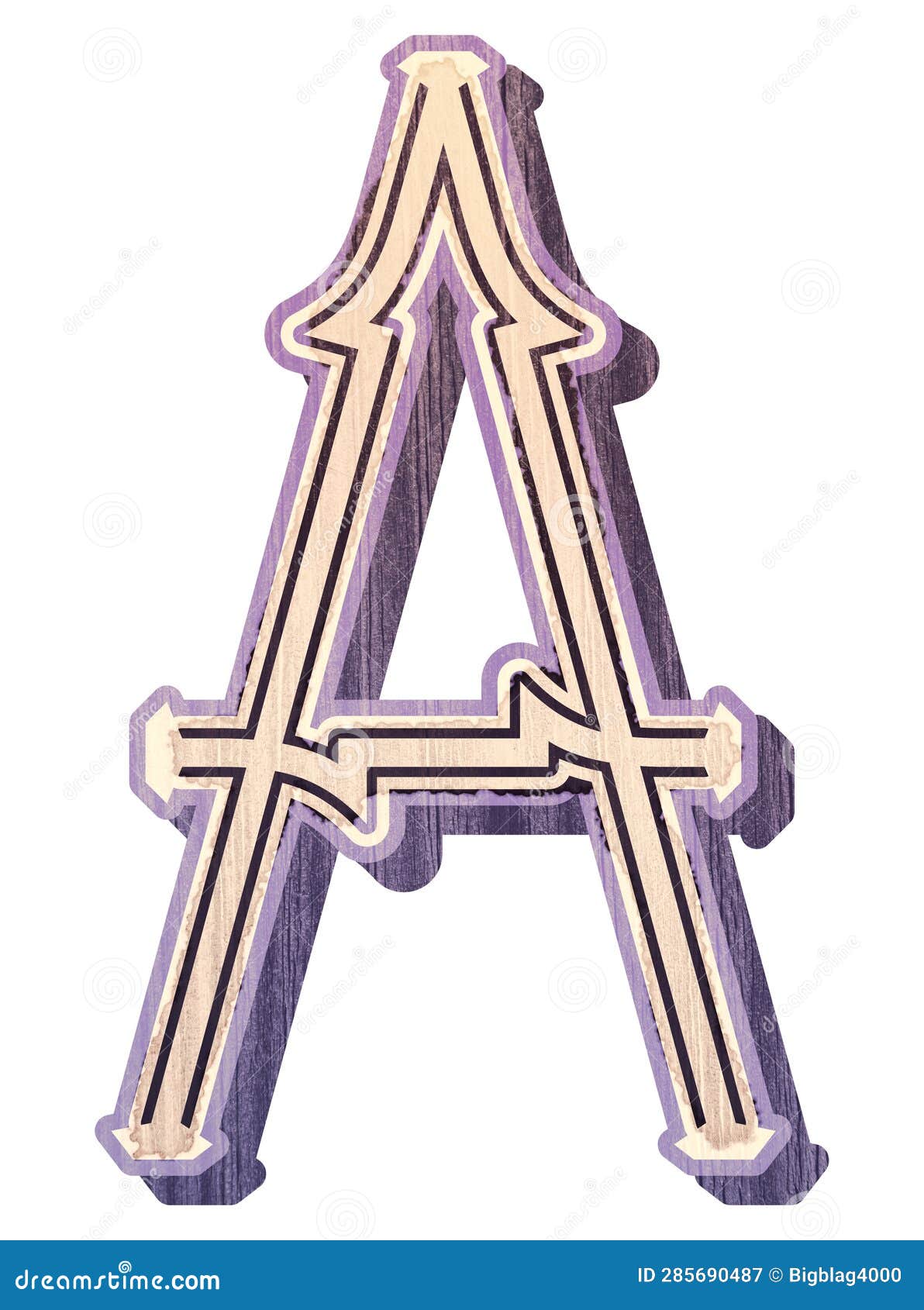 Letter P Decorative Alphabet Logo Isolated On White Background. Elegant ...