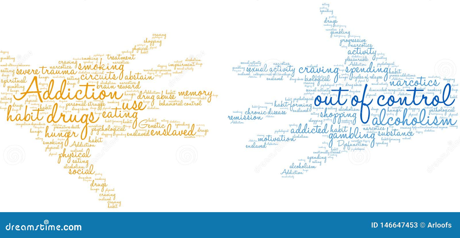 Out of Control Word Cloud stock vector. Illustration of experiences ...