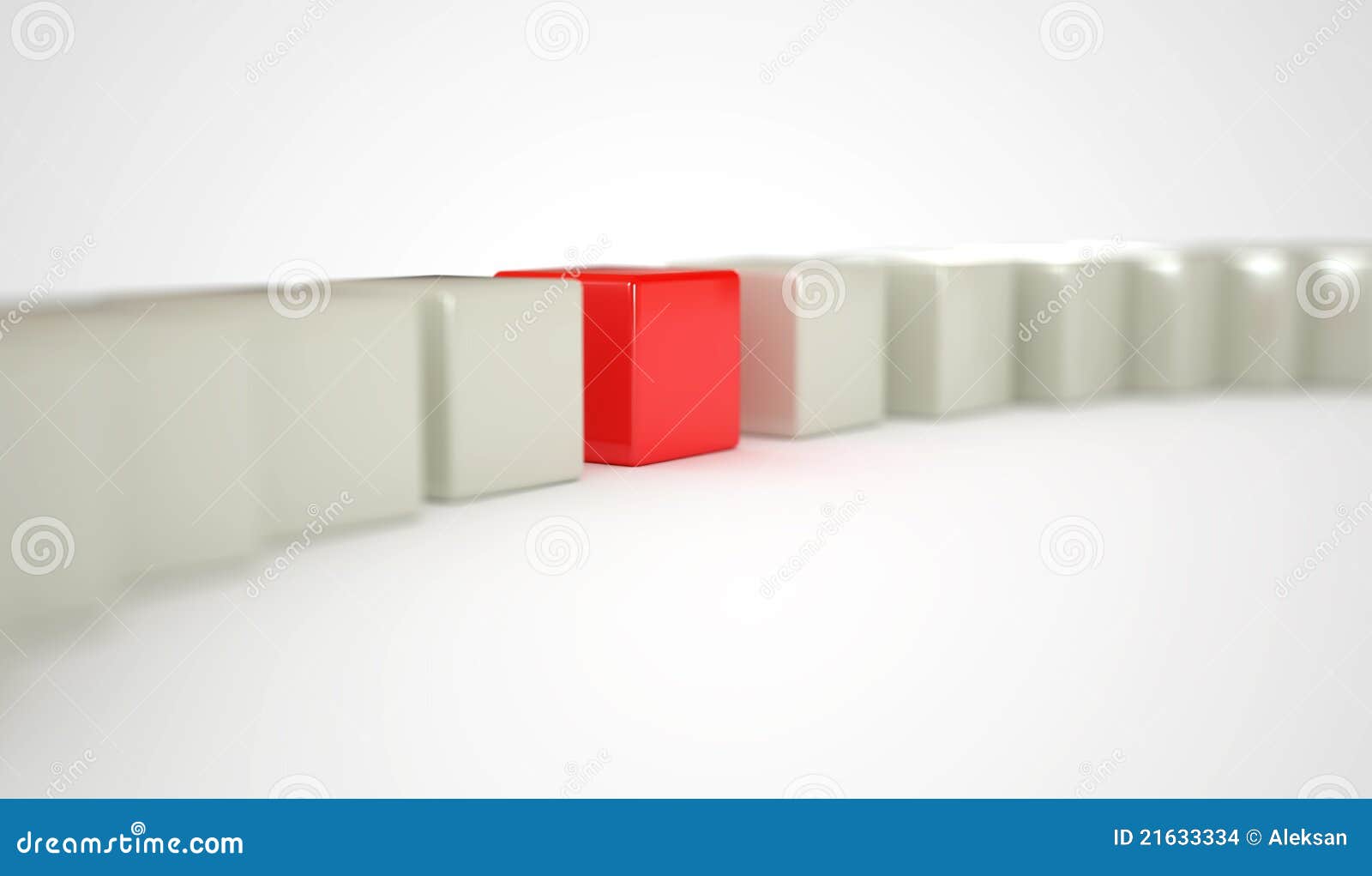 Out of Crowd Illustration. Shallow Focus Stock Illustration ...