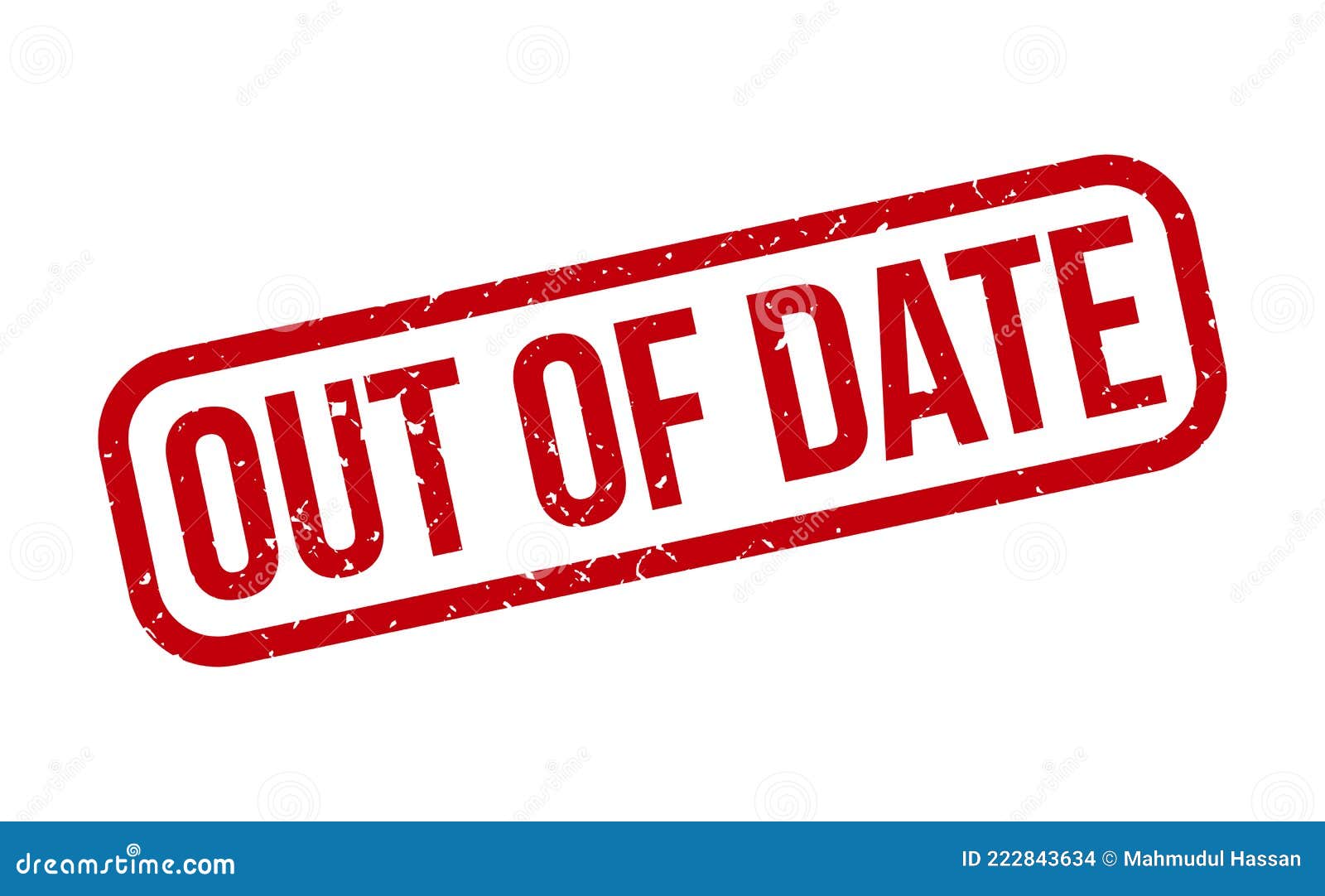 Out of Date Rubber Stamp. Red Out of Date Rubber Grunge Stamp Seal ...