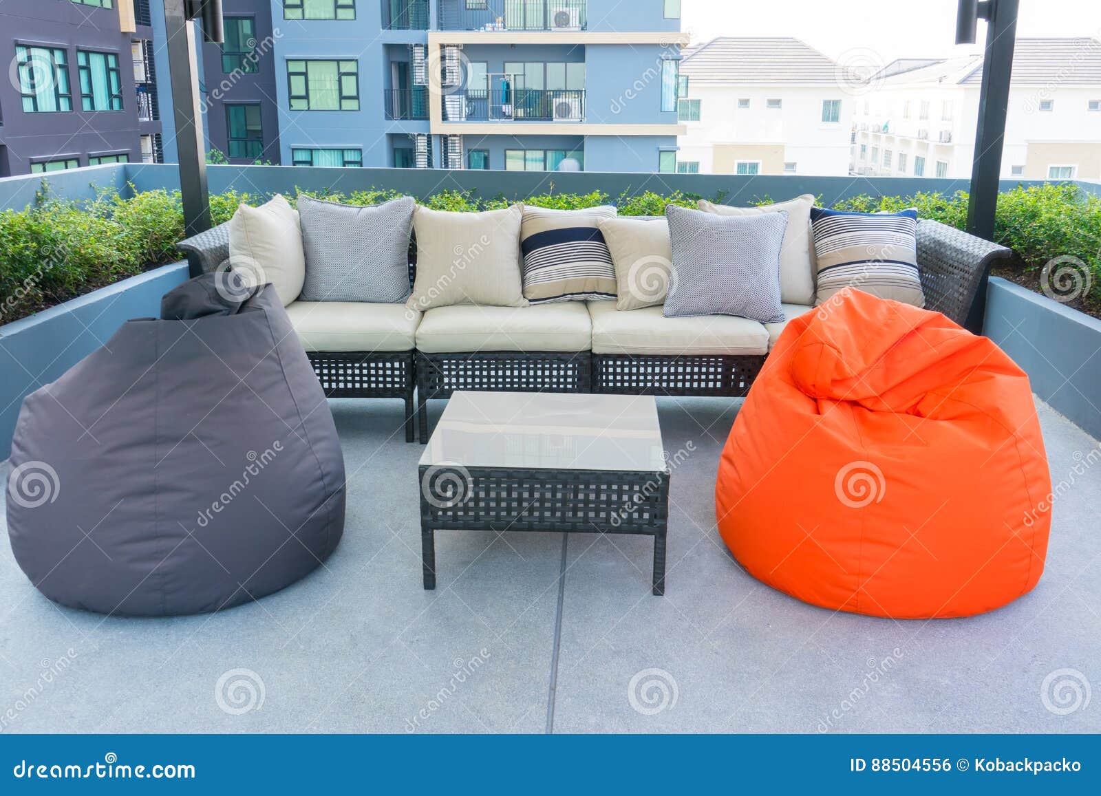 Out door relaxing seat stock photo. Image of horizontal - 88504556