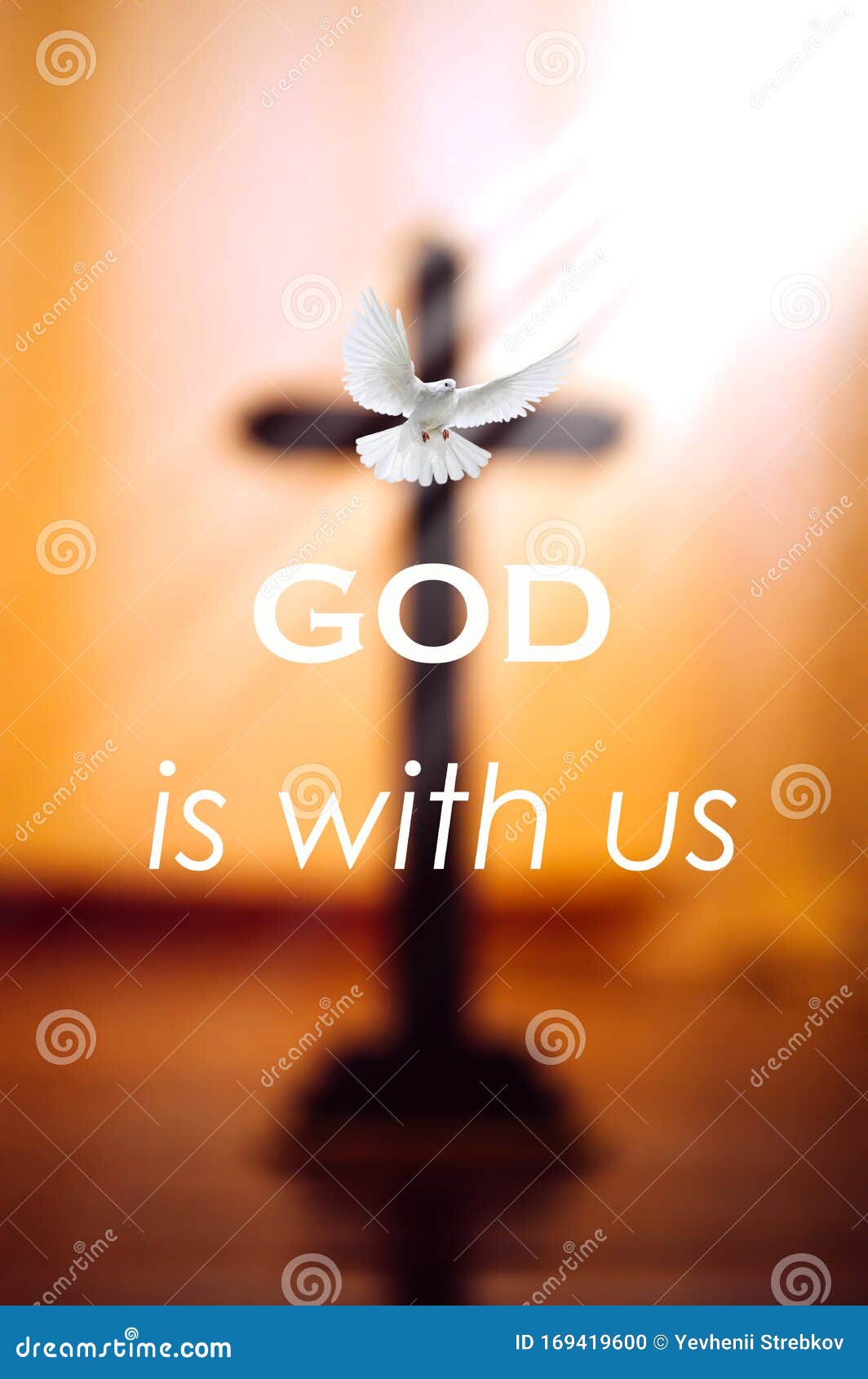 Out of focus church cross stock photo. Image of crucifixion - 169419600