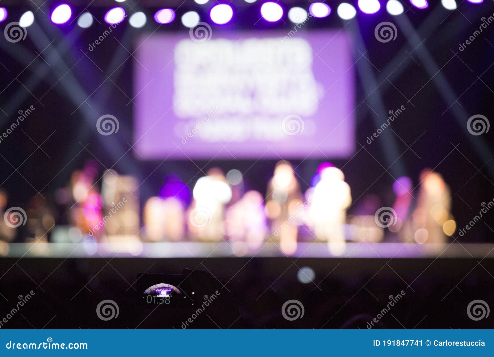 Kids at a music concert stock image. Image of star, full - 191847741
