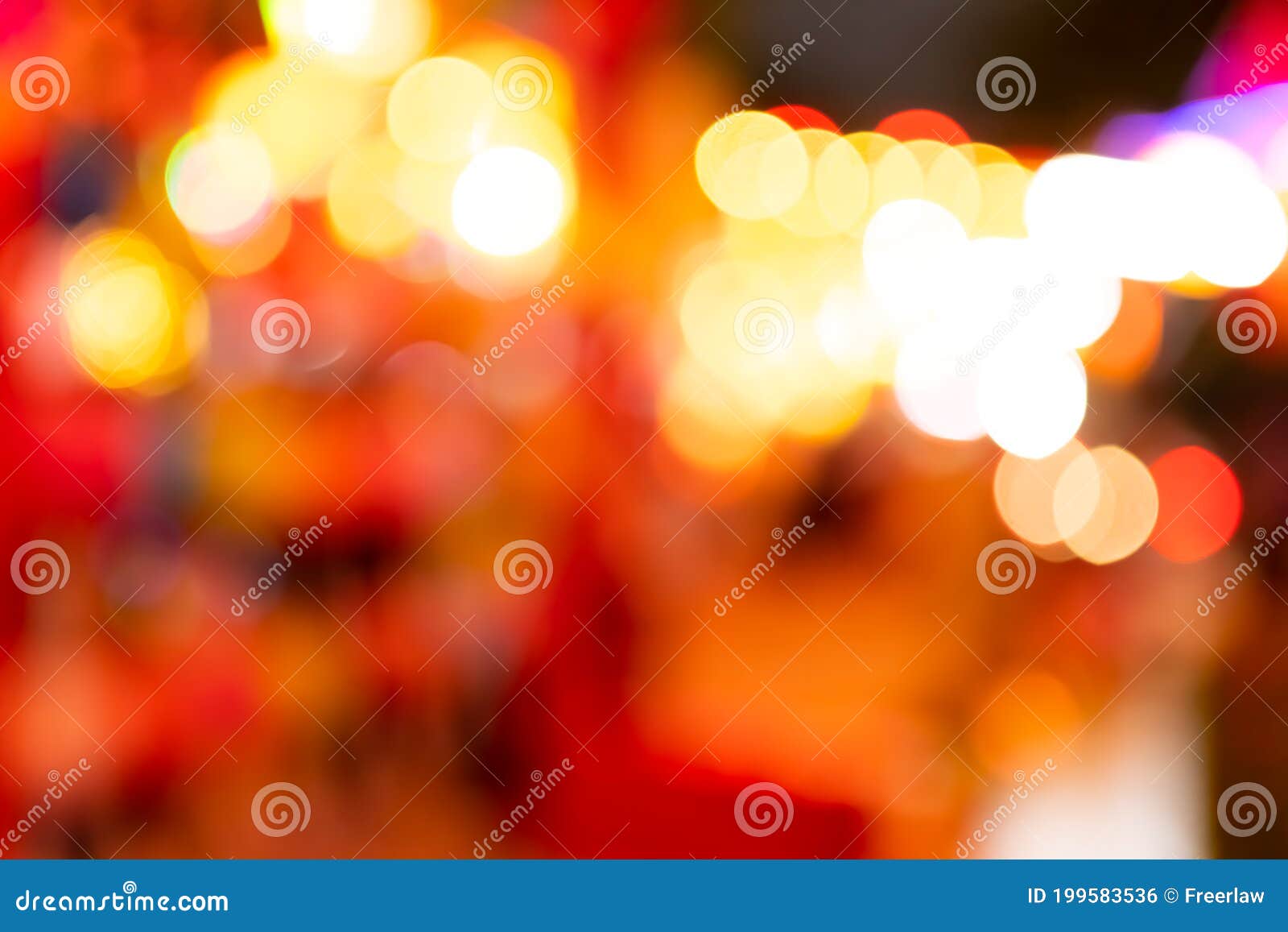 Out of Focus Lights at Night As a Background Stock Photo - Image of ...