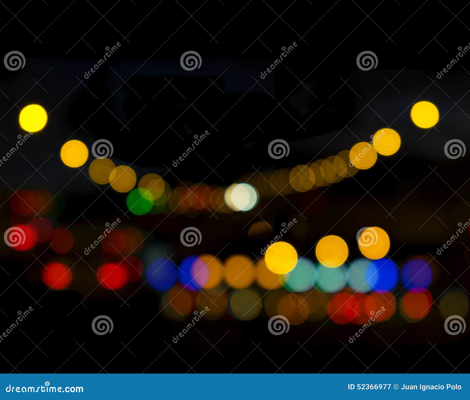 Out of Focus Lights during the Night Stock Image - Image of focus ...