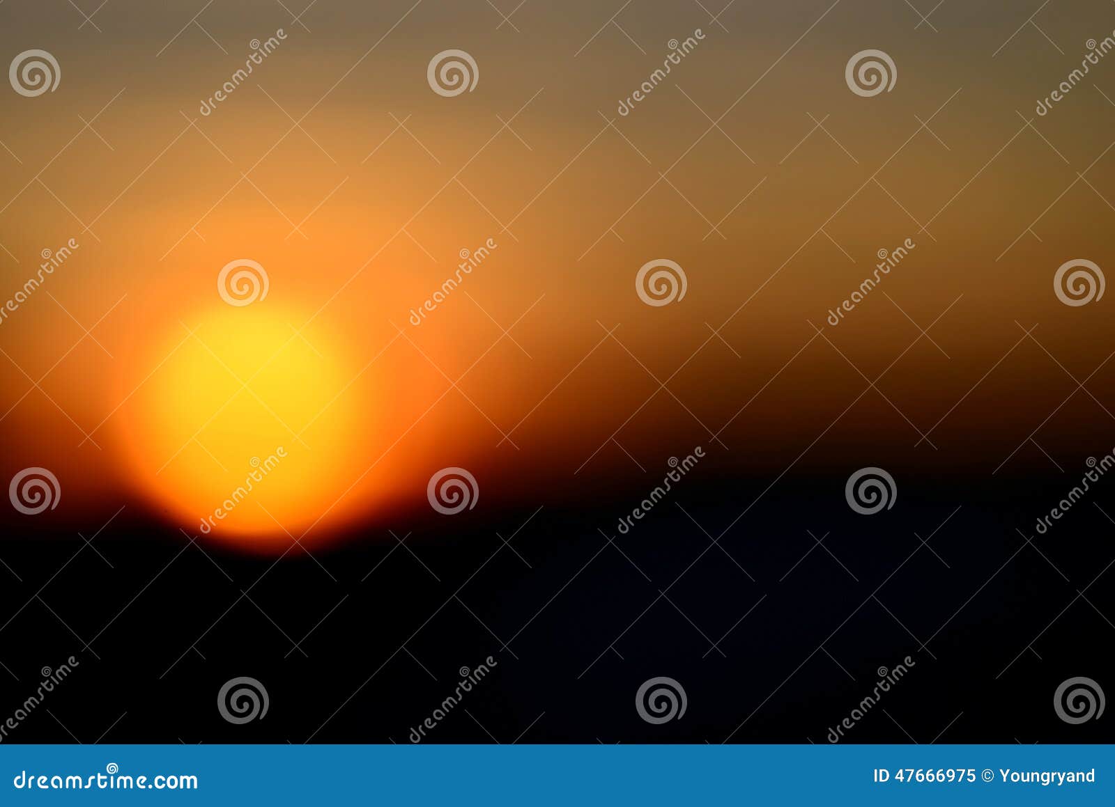 Out of Focus Sunset stock image. Image of black, sunset - 47666975