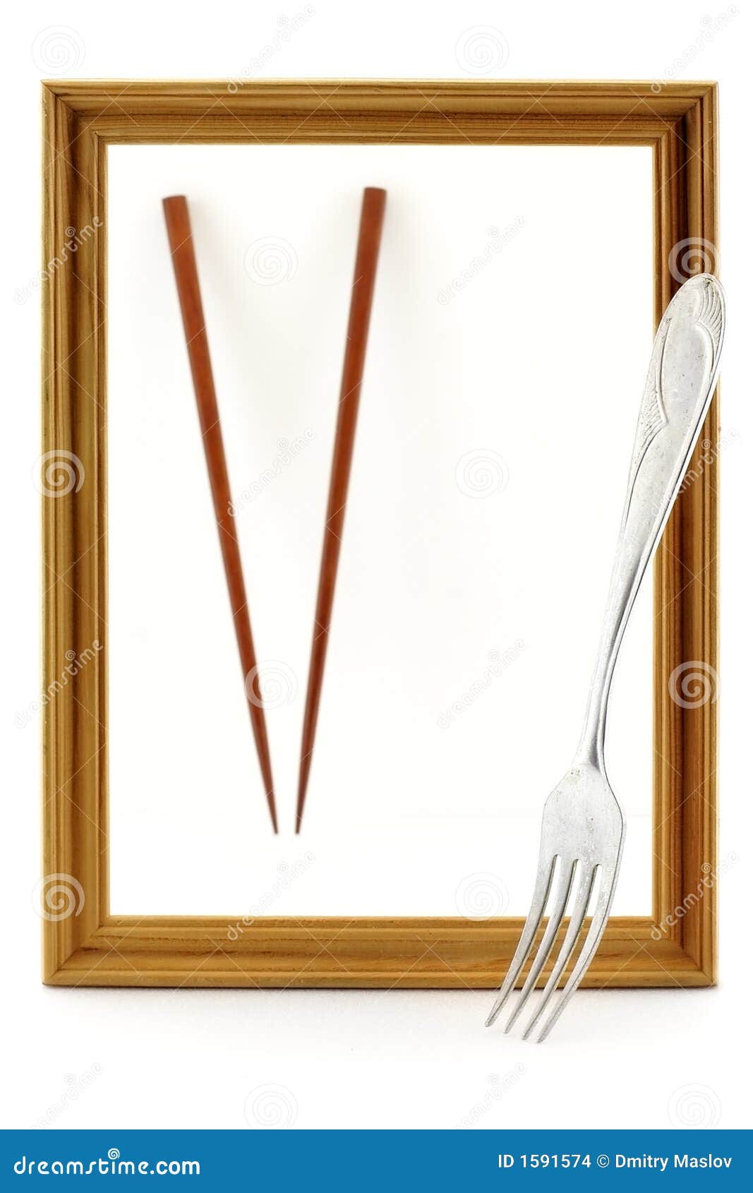 Out of a frame stock photo. Image of show, japanese, fork - 1591574