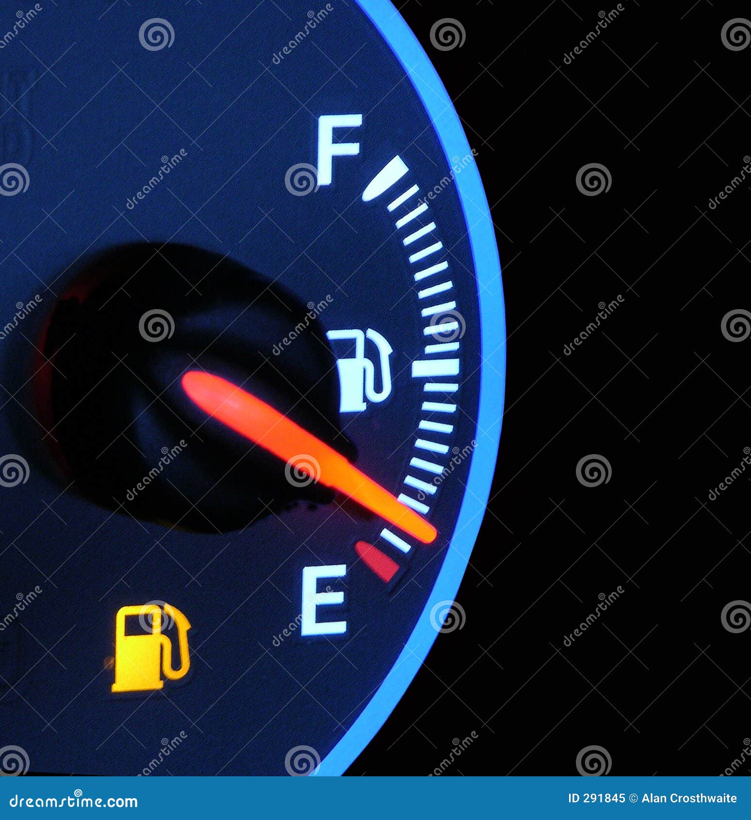 Out of Gas stock image. Image of gauge, fuel, fumes, stations - 291845