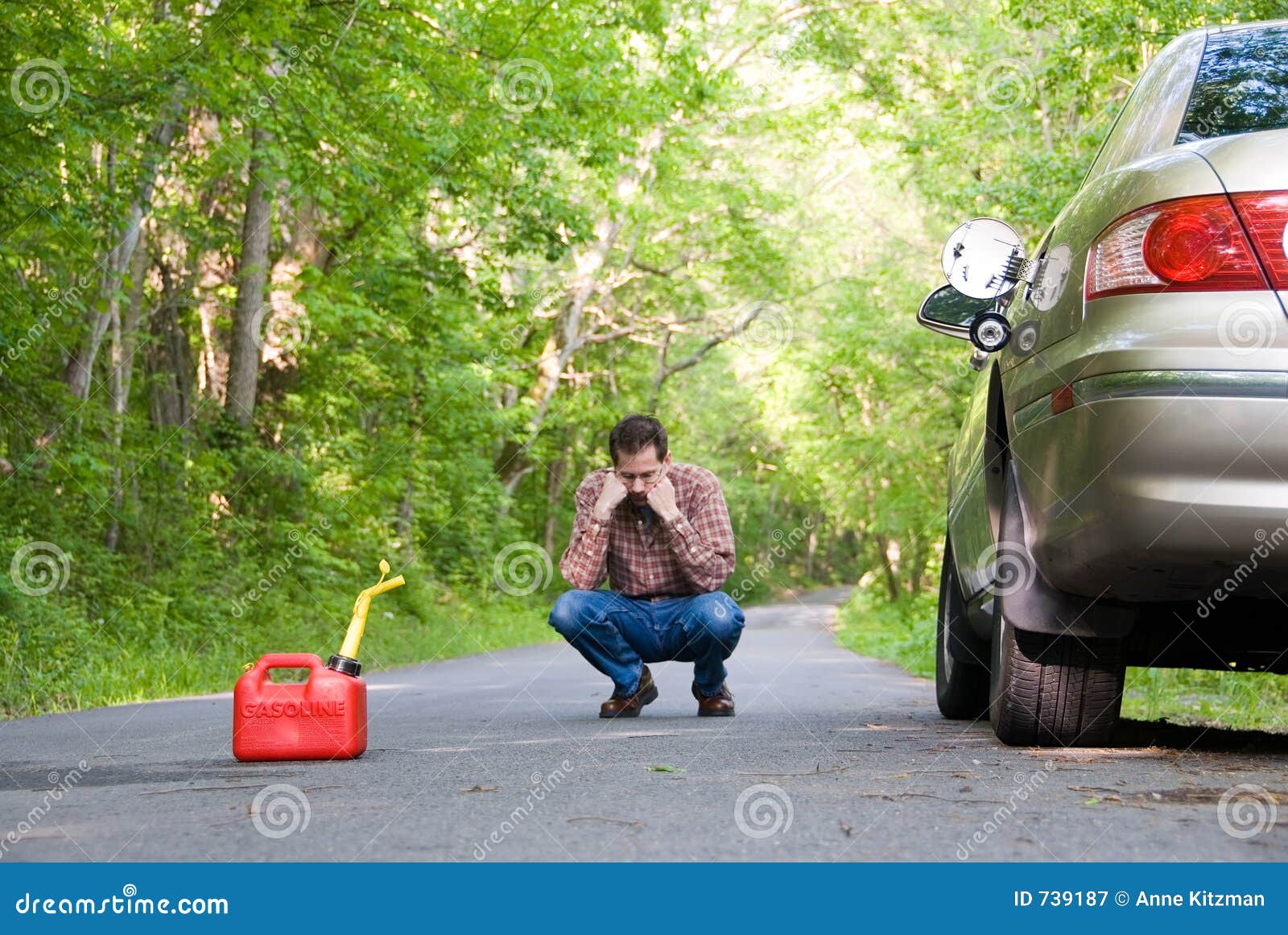 Out of Gas stock image. Image of lane, holding, frown, frowning - 739187