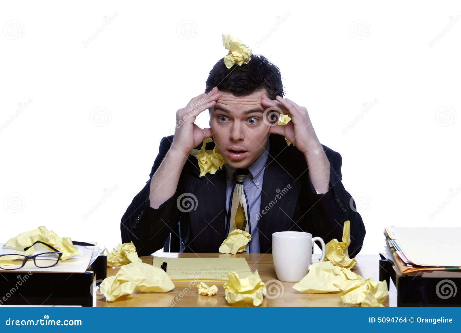 Out of Ideas stock photo. Image of male, caucasian, suit - 5094764