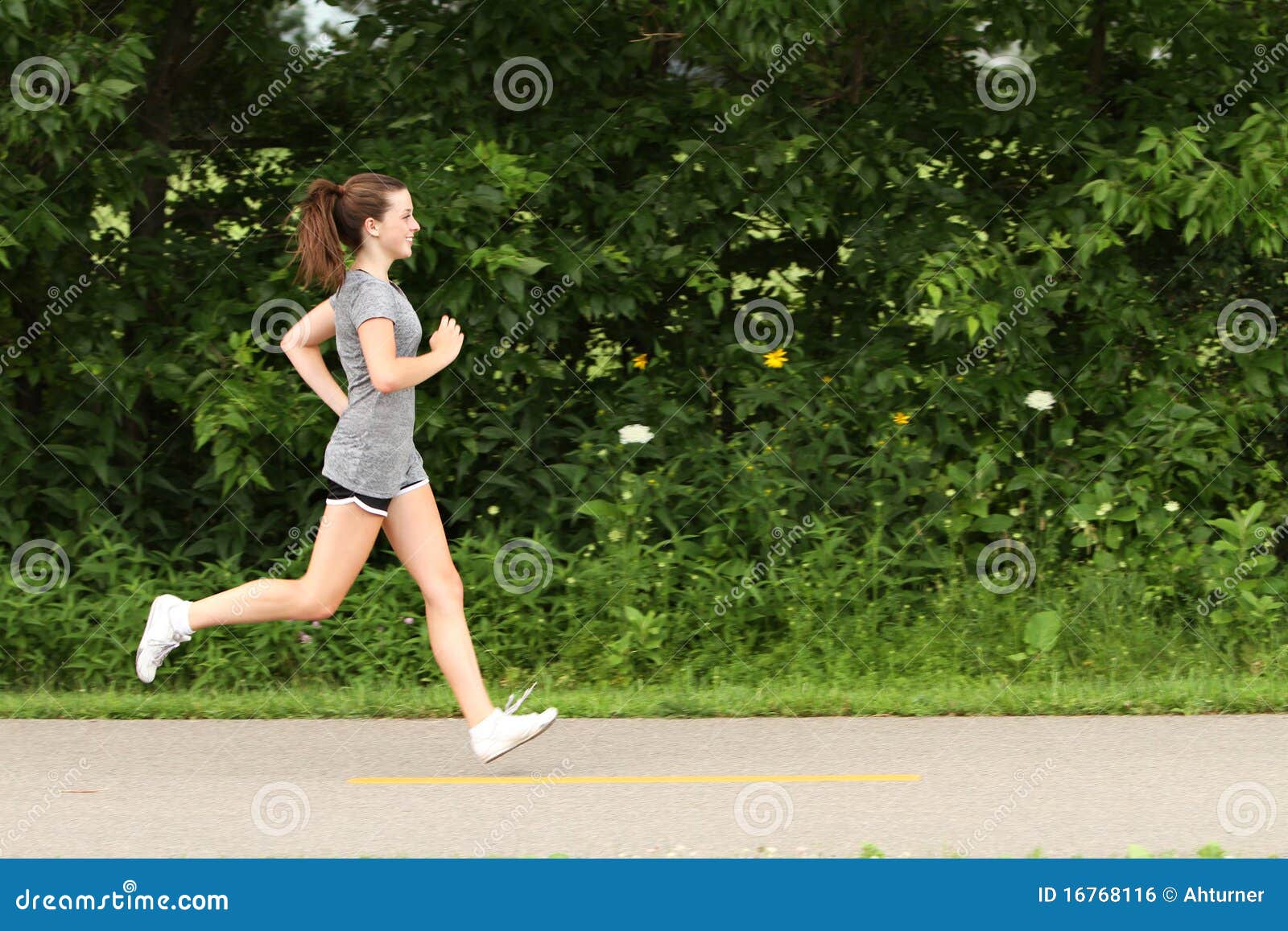 Out for a jog stock photo. Image of person, active, health - 16768116
