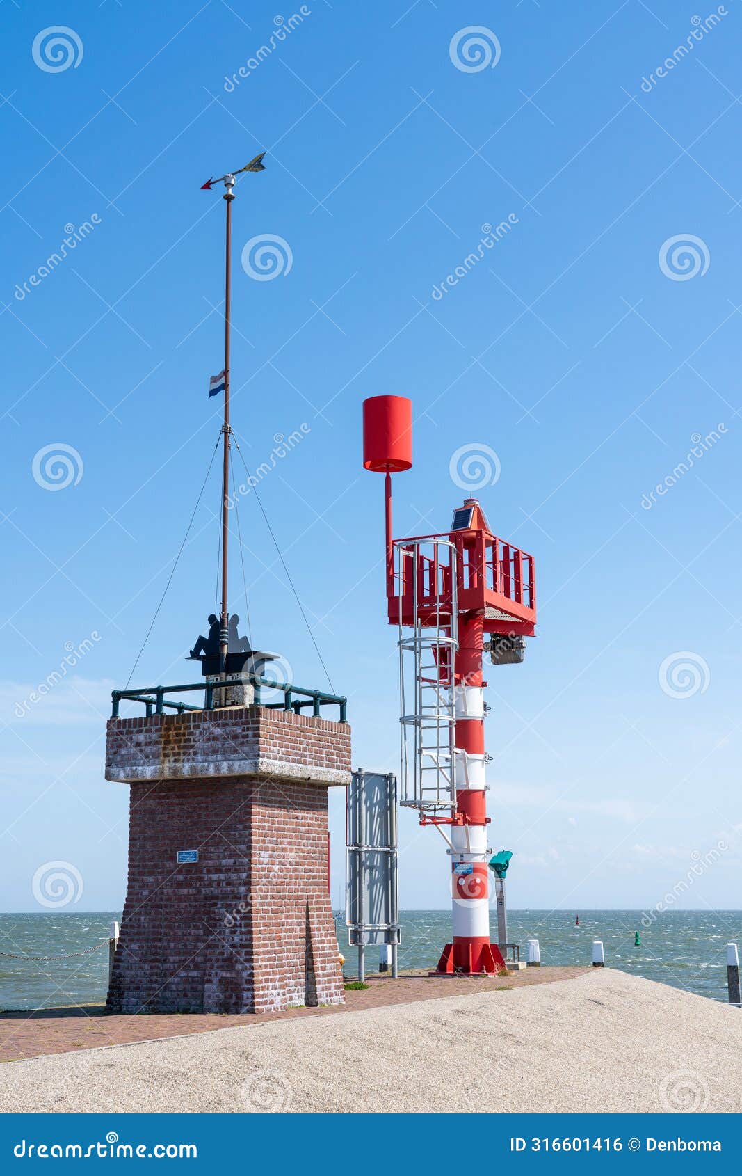 Out look tower at the pier stock photo. Image of maggiore - 316601416