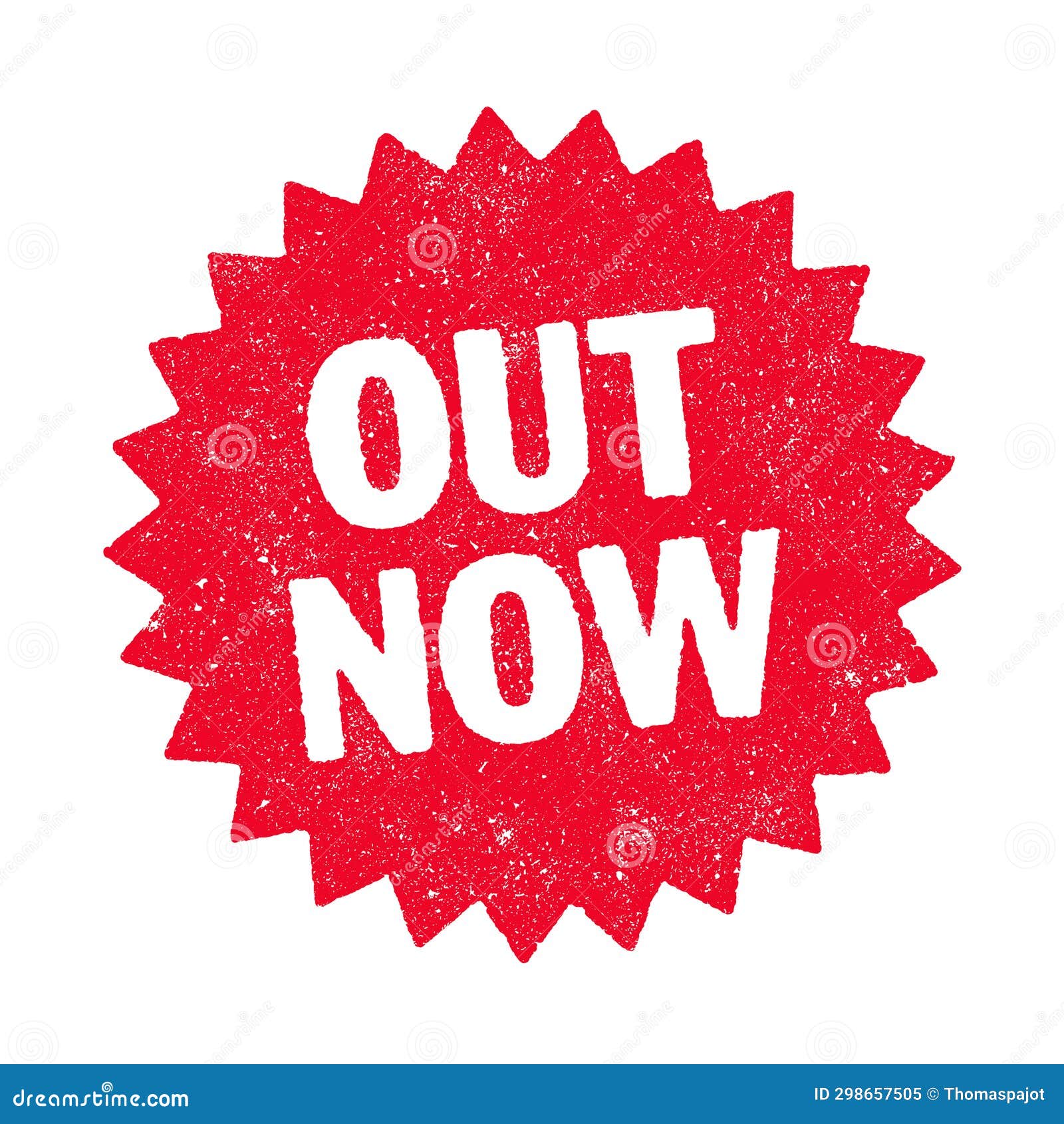 Out Now red ink stamp stock vector. Illustration of sign - 298657505