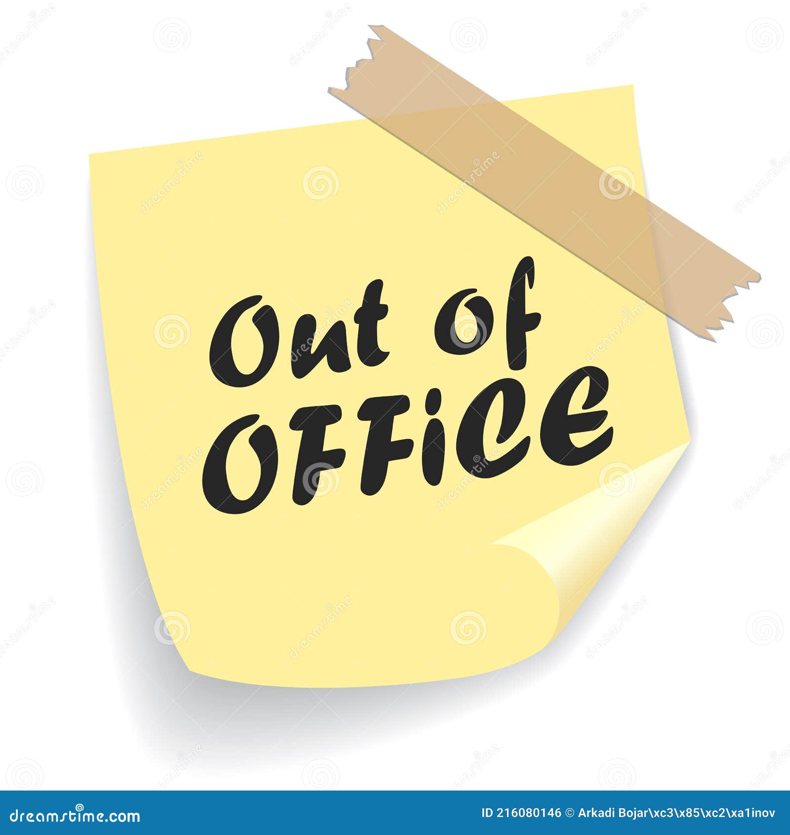 Out Of Office Sign Clipart
