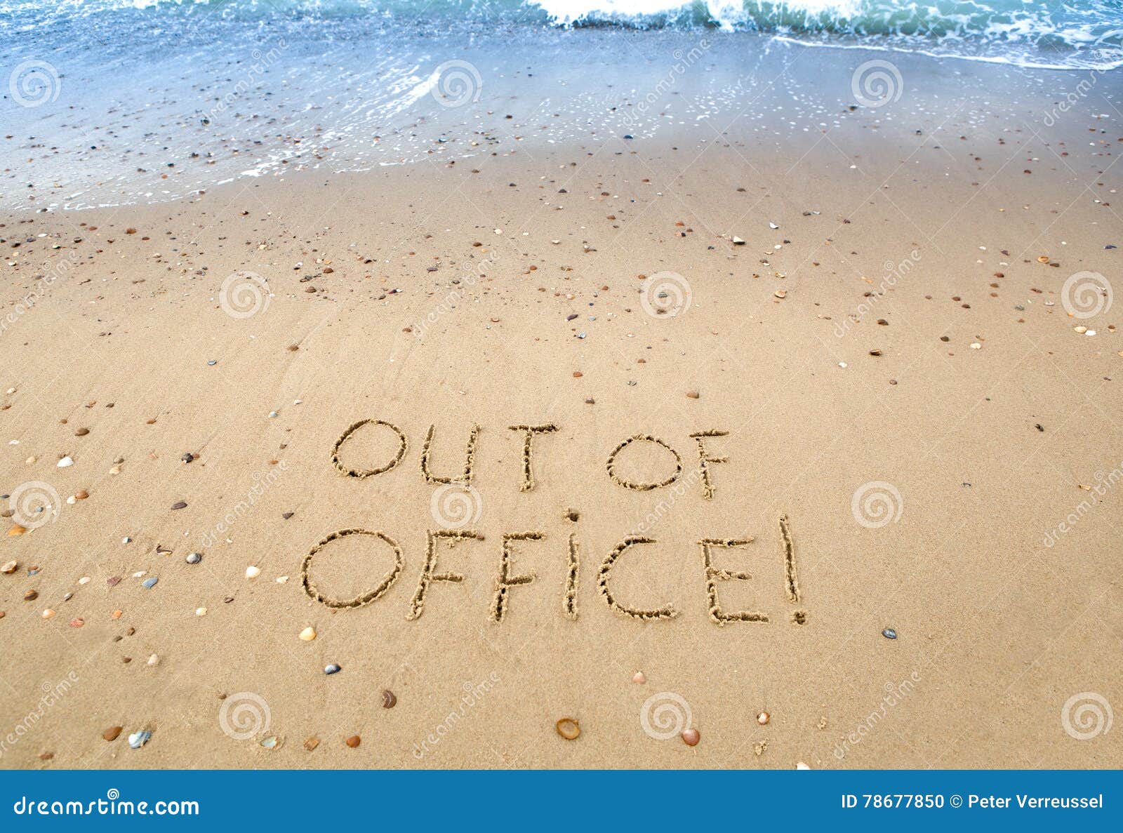 Out of office stock photo. Image of beautiful, beach - 78677850