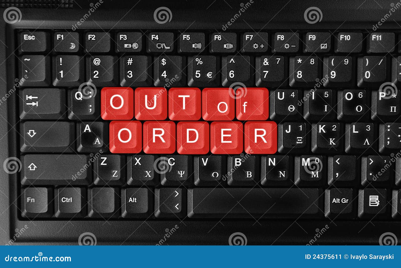 Out of order stock image. Image of attention, alert, icon - 24375611