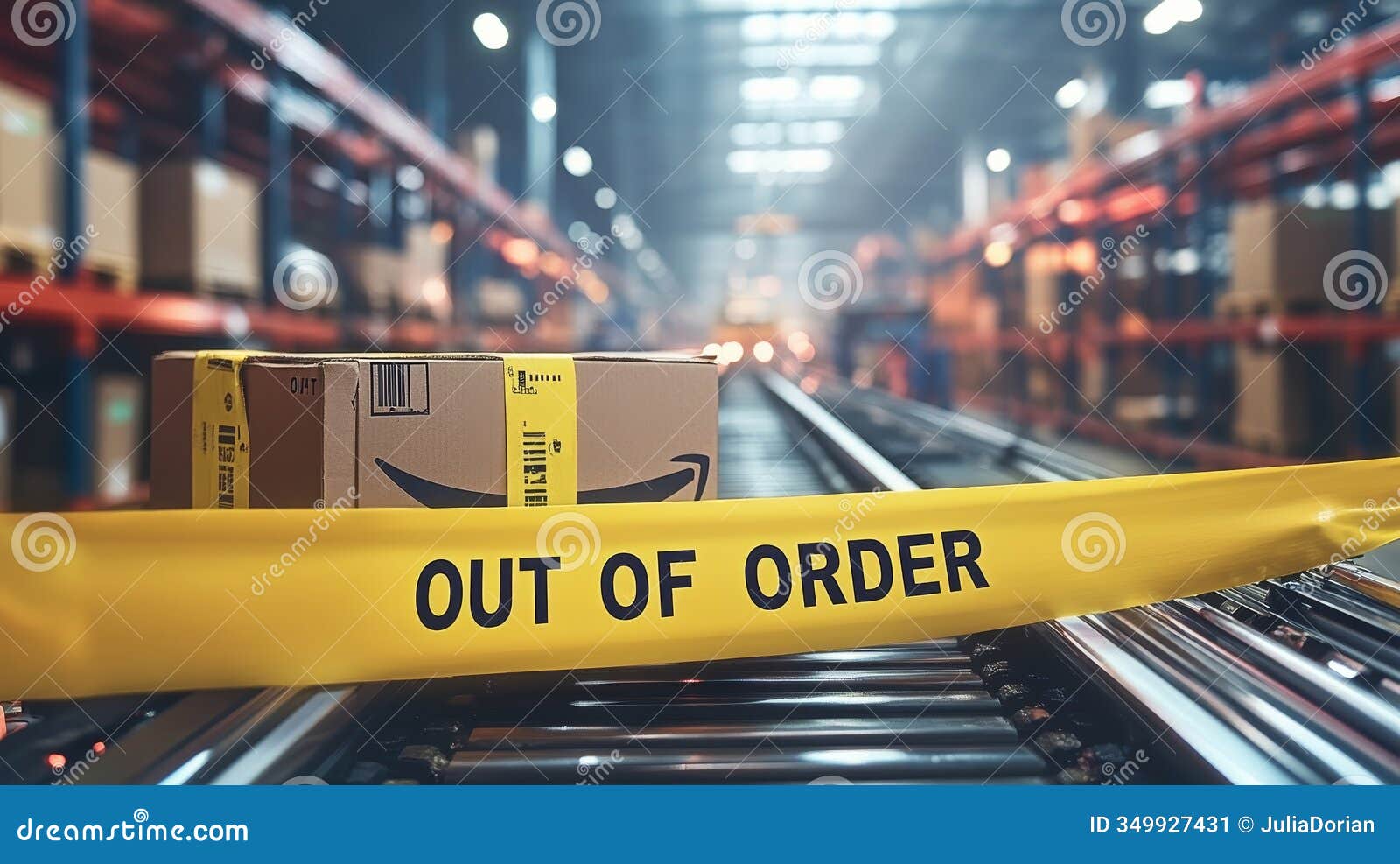 Caution Out Of Order Sign Icon Clipart. Caution And Warning Symbol In ...