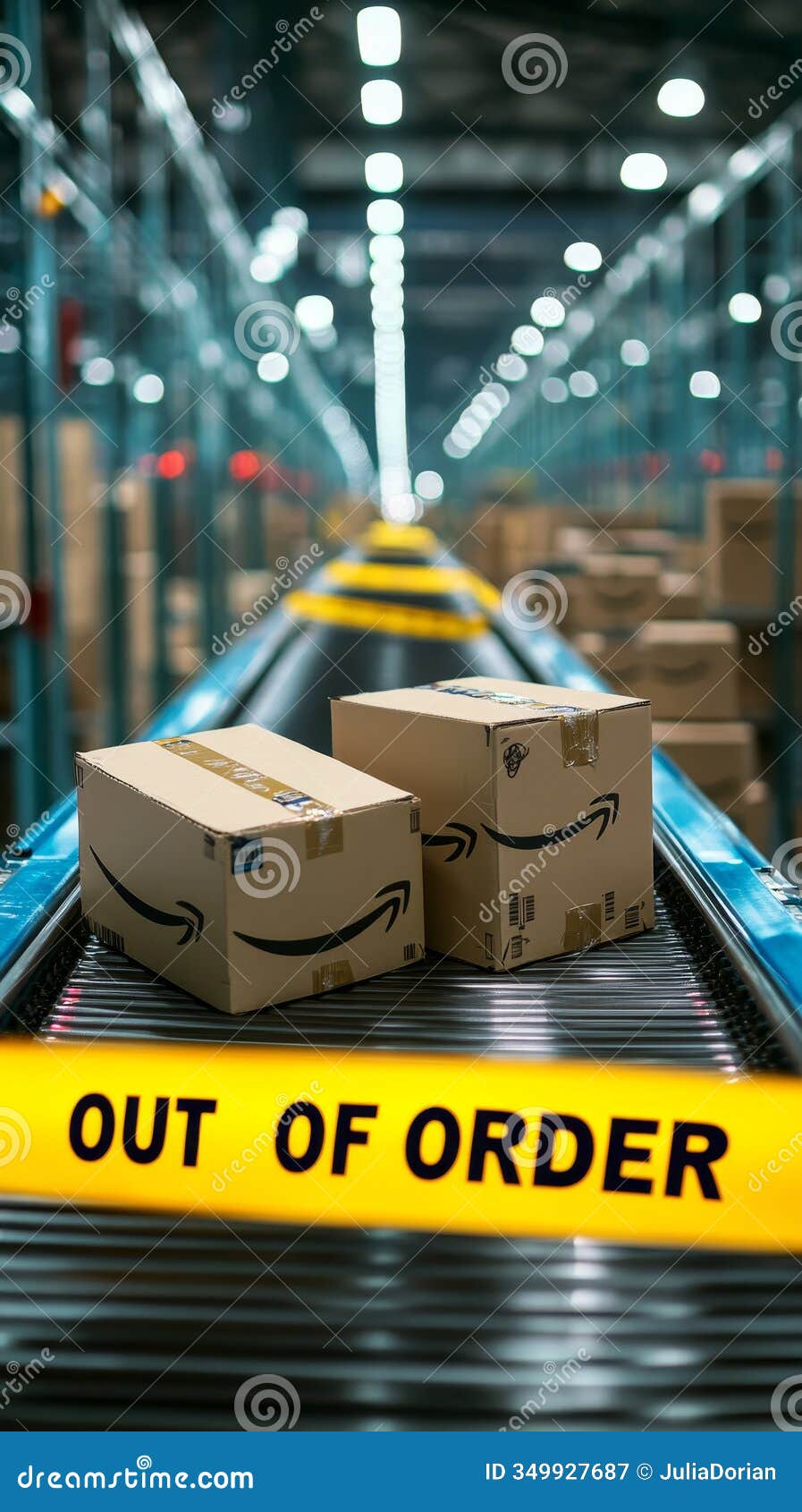 Caution Out Of Order Sign Icon Clipart. Warning Industrial Signages ...