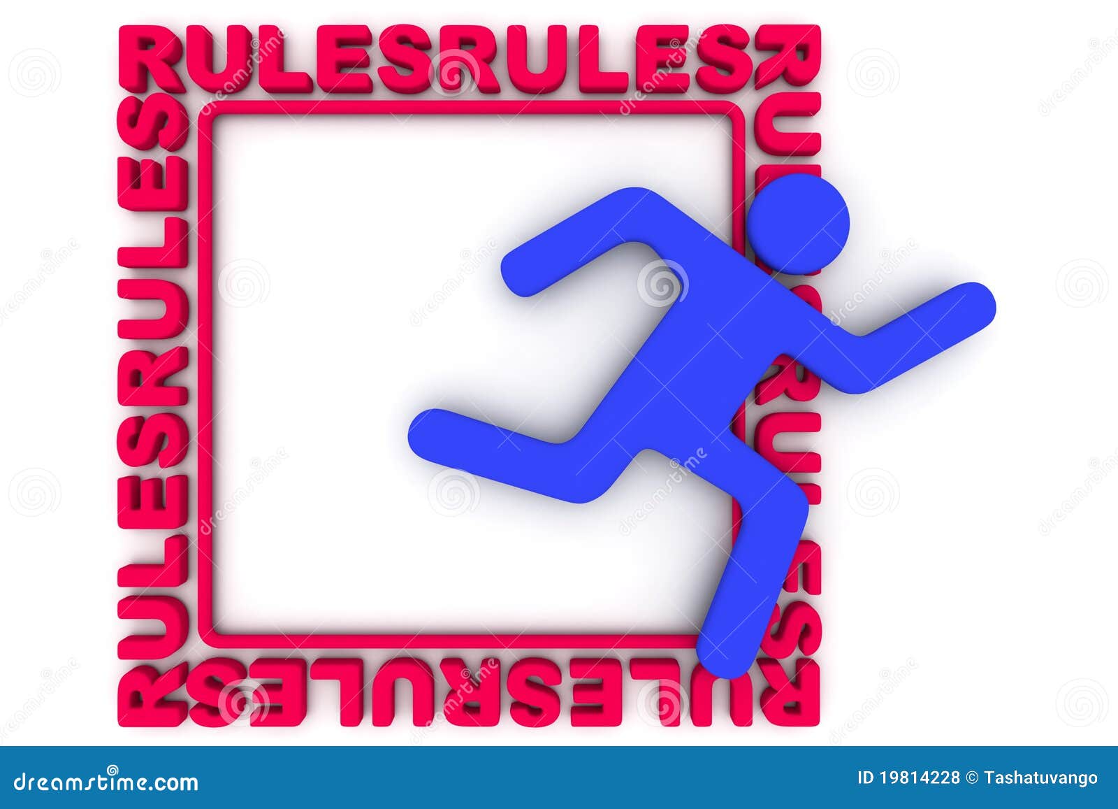 Out of rules stock illustration. Illustration of simple - 19814228