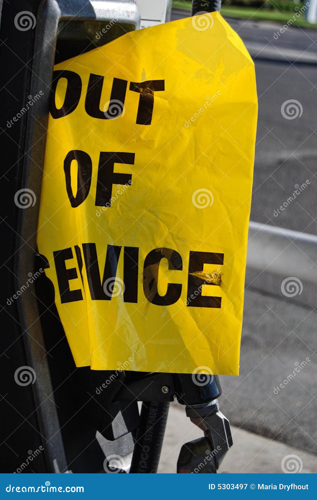 Out of Service stock image. Image of sign, plastic, station - 5303497