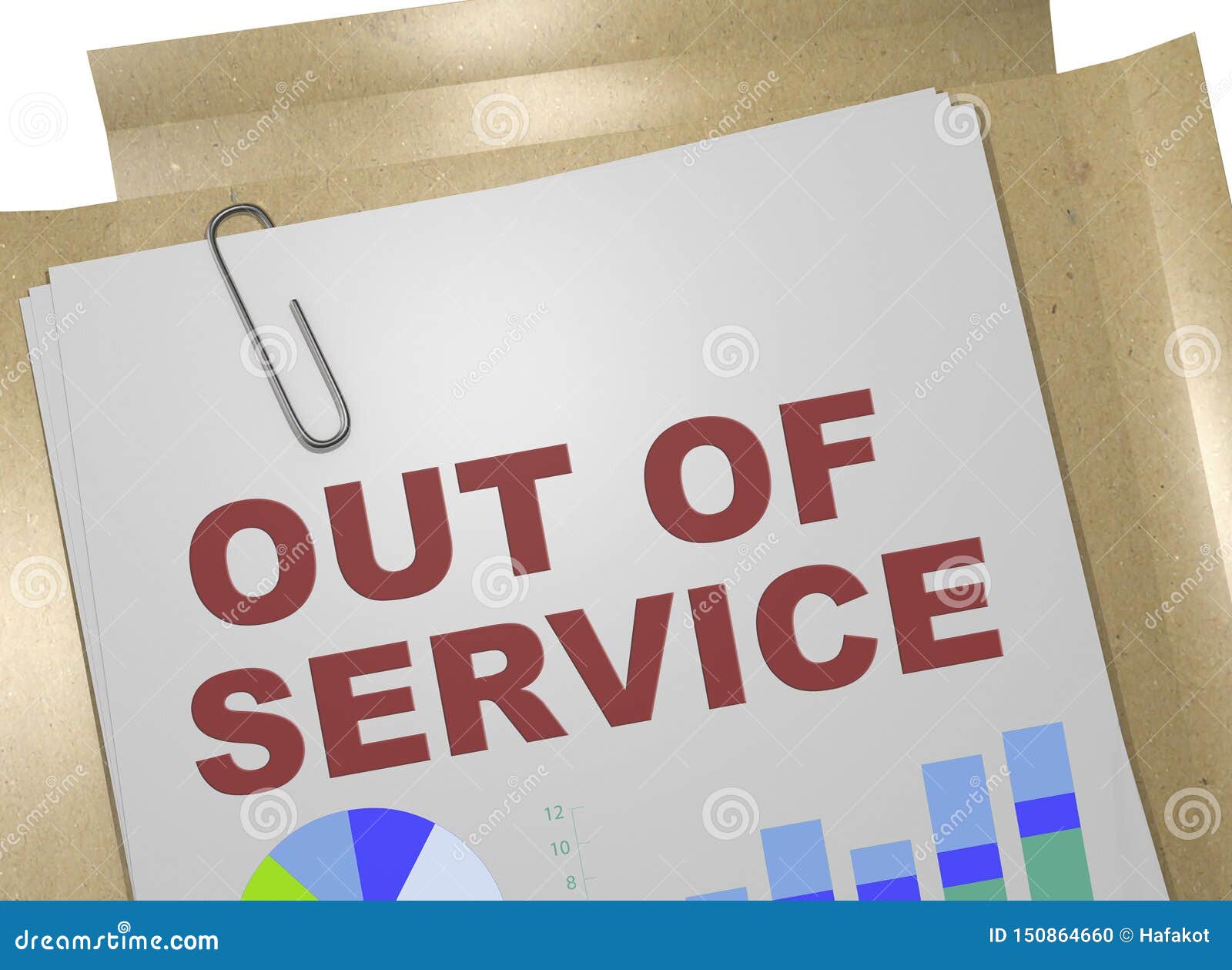 OUT of SERVICE concept stock illustration. Illustration of contact ...