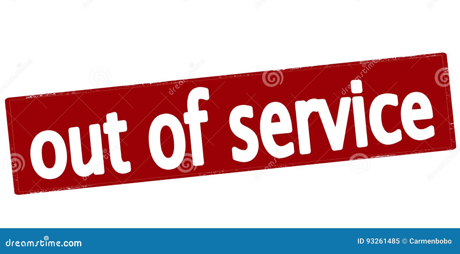 Out of service stock illustration. Illustration of miscellaneous - 93261485