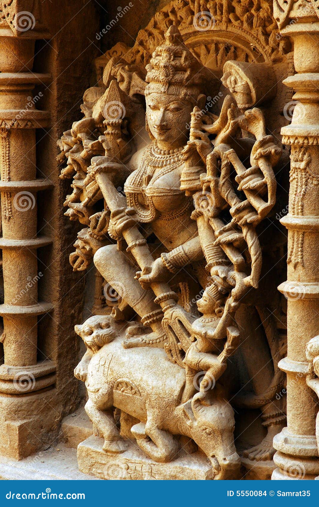 Out Side View of a Indian Temple. Stock Photo - Image of sculpture ...