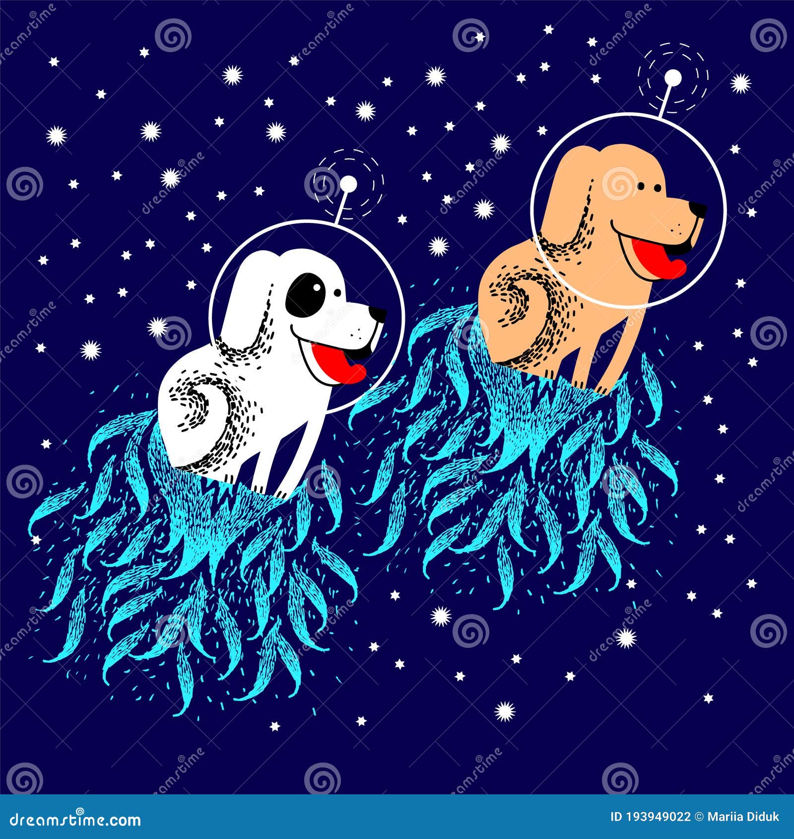 Out of Space. Dogs in Space, Dogs Fly on a Jet Thrust, the First Cosmic ...