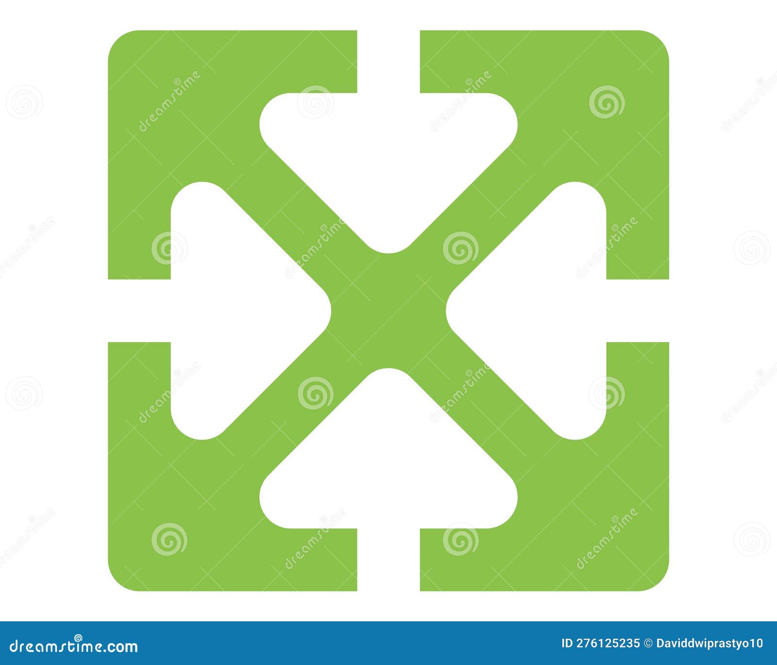 In and out arrow icon stock vector. Illustration of logo - 276125235
